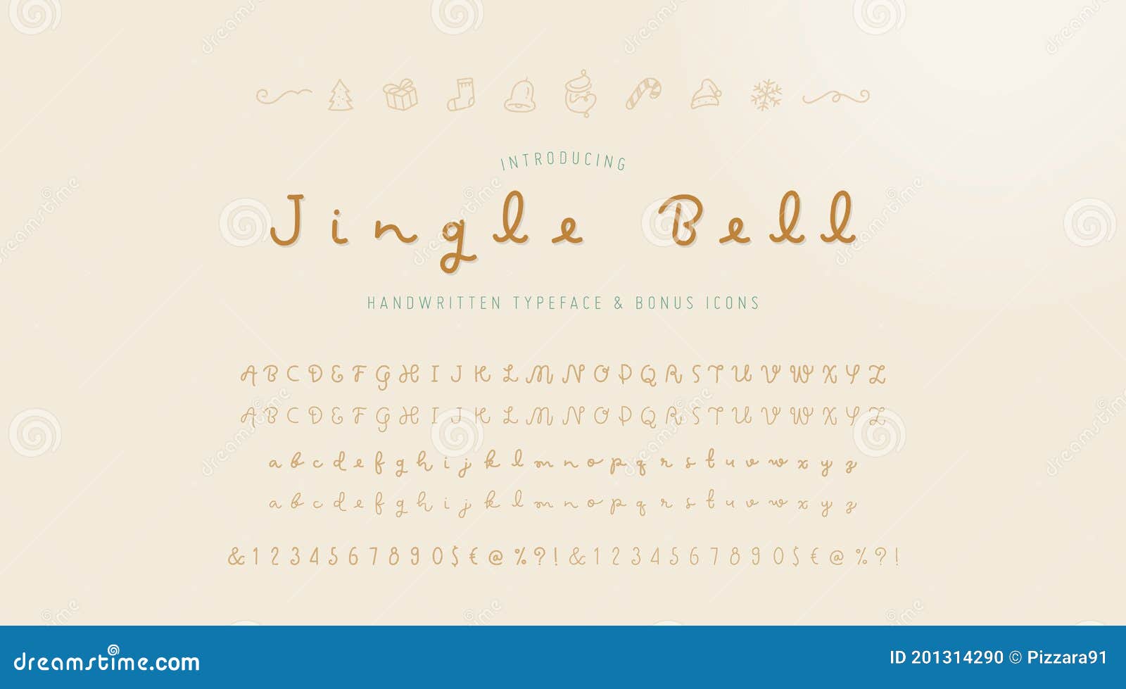 Hand Written Font Cute Typography and Lettering Design Stock Vector ...