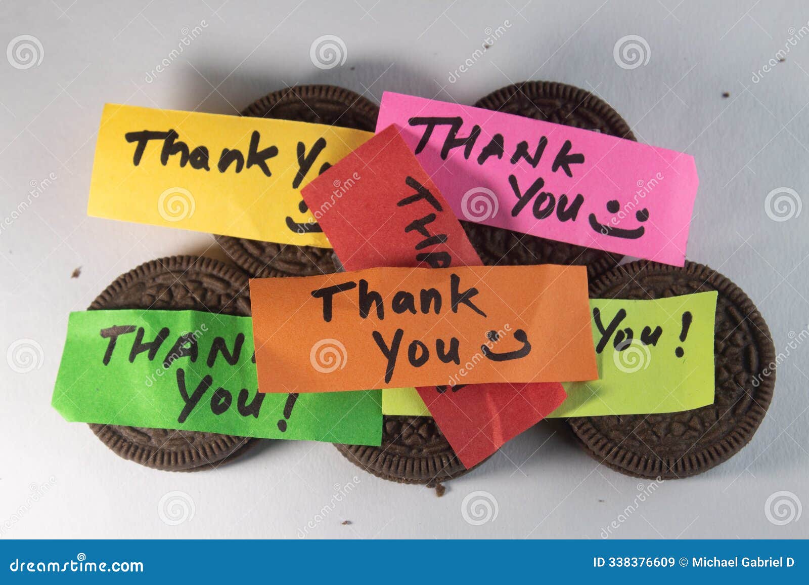 A Hand Written Gratitude Message "THANK YOU", a GREETING Stock ...