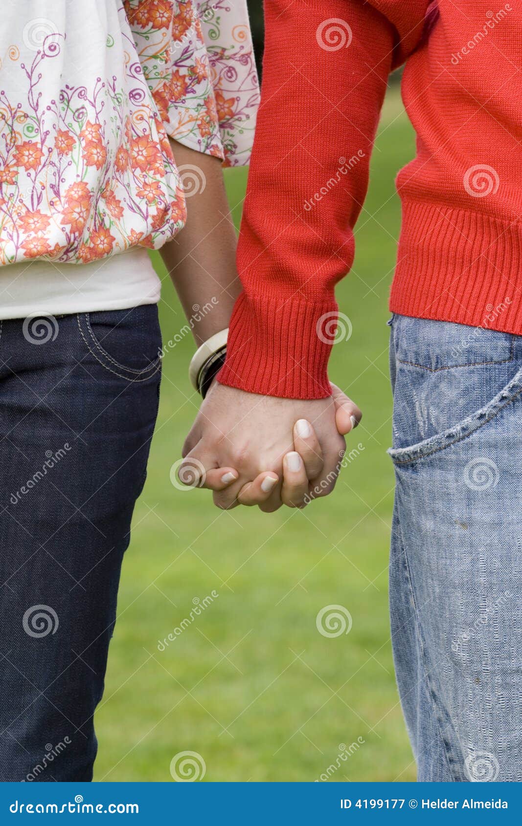 The hand of a young couple stock image. Image of holding - 4199177