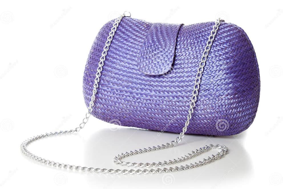 Handbag with Chain | Isolated Stock Image - Image of personal, sale ...