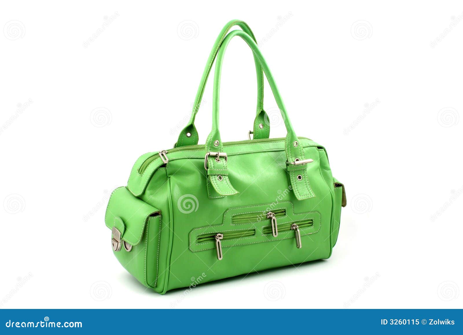 Handbag with pockets stock image. Image of woman, finish - 3260115