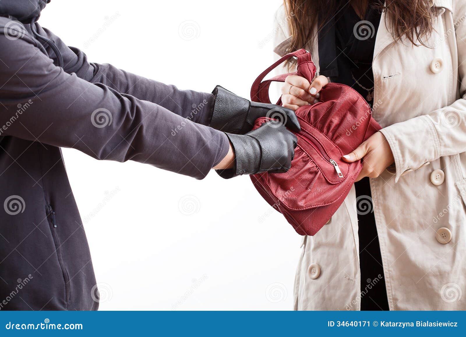Handbag stealing stock image. Image of attack, woman - 34640171