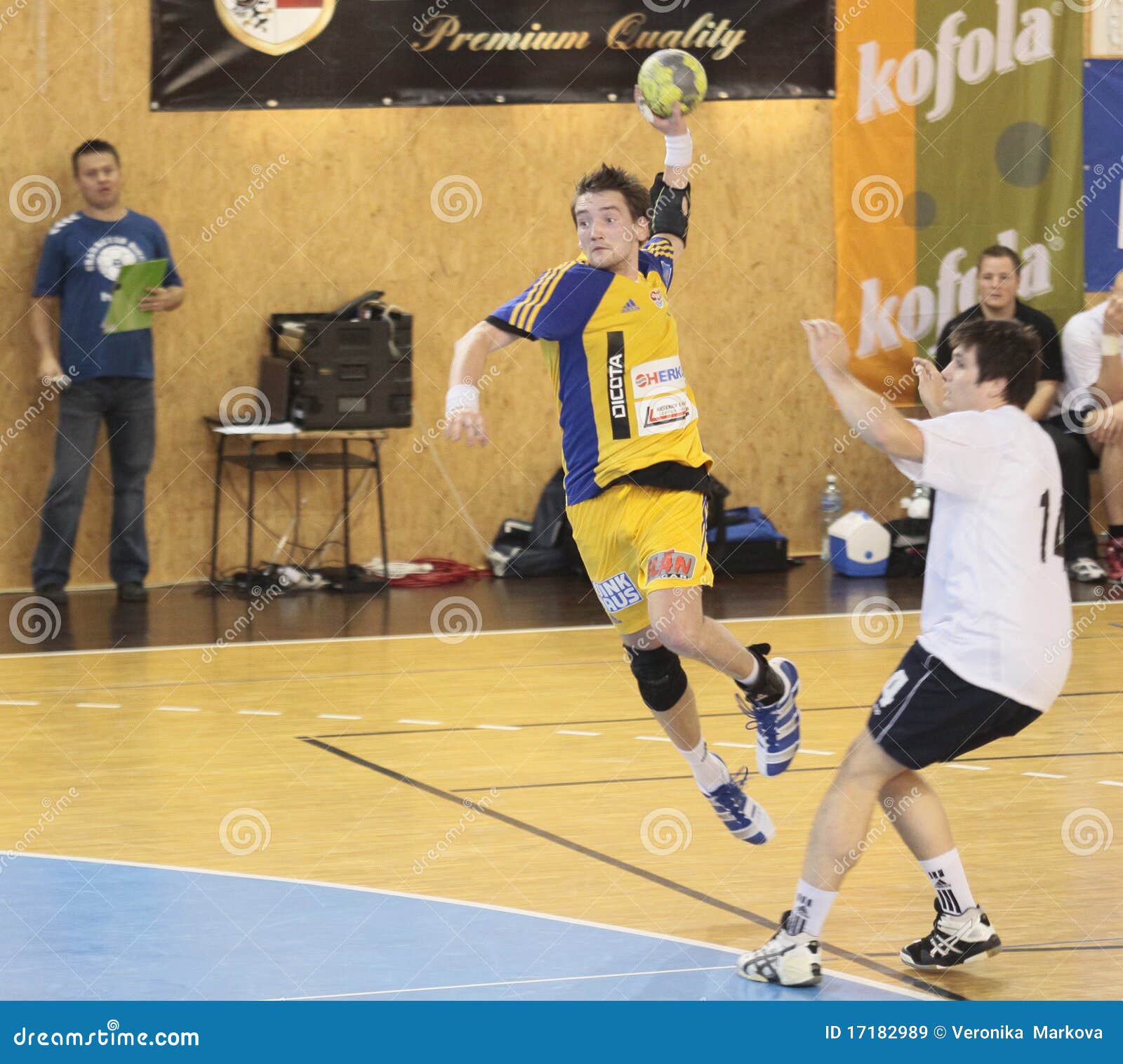 Handball imagem de stock editorial. Imagem de czeche - 17182989