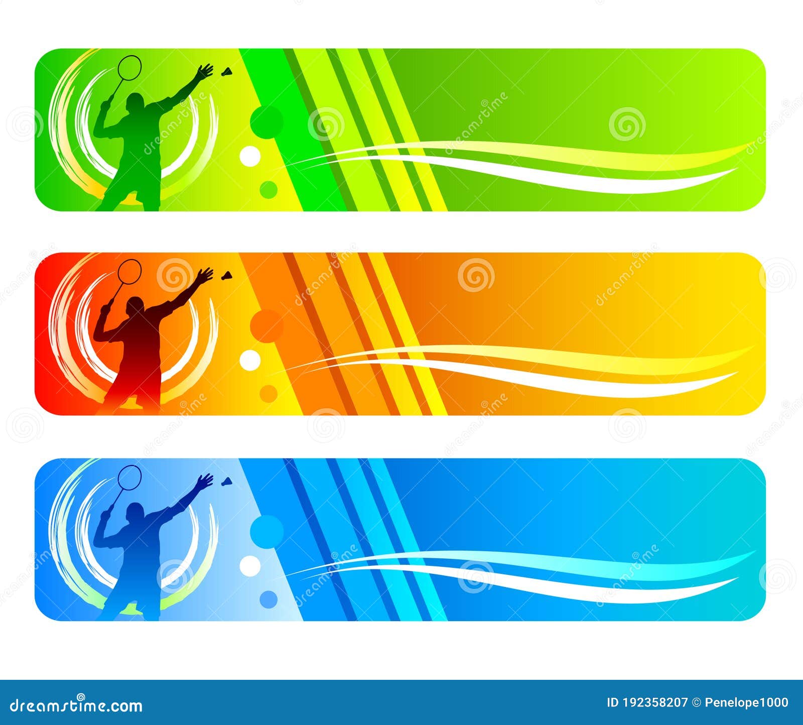 Badminton Sport Invitation Poster Or Flyer Background With Empty Space ...