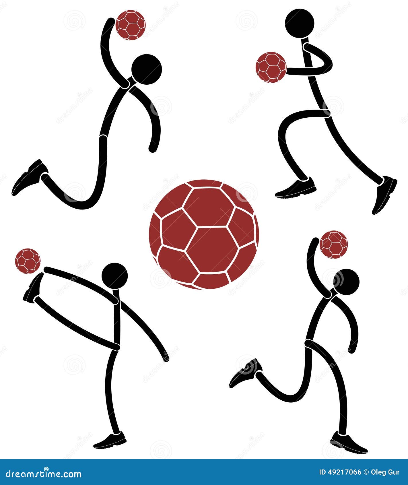 Handball Cartoon Stock Illustrations, Vecteurs, & Clipart – (167 Stock ...