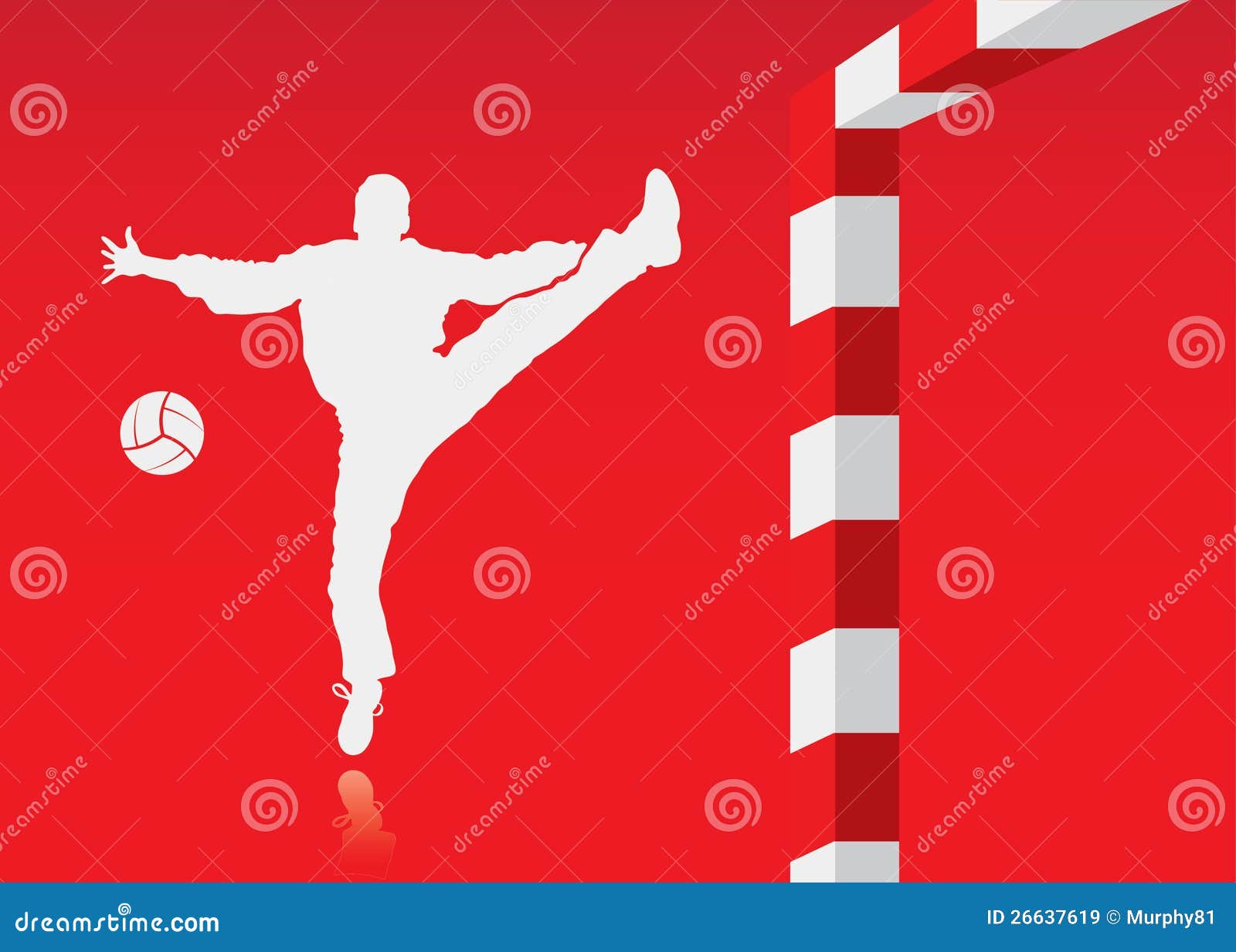 Handball background stock vector. Illustration of championship - 26637619