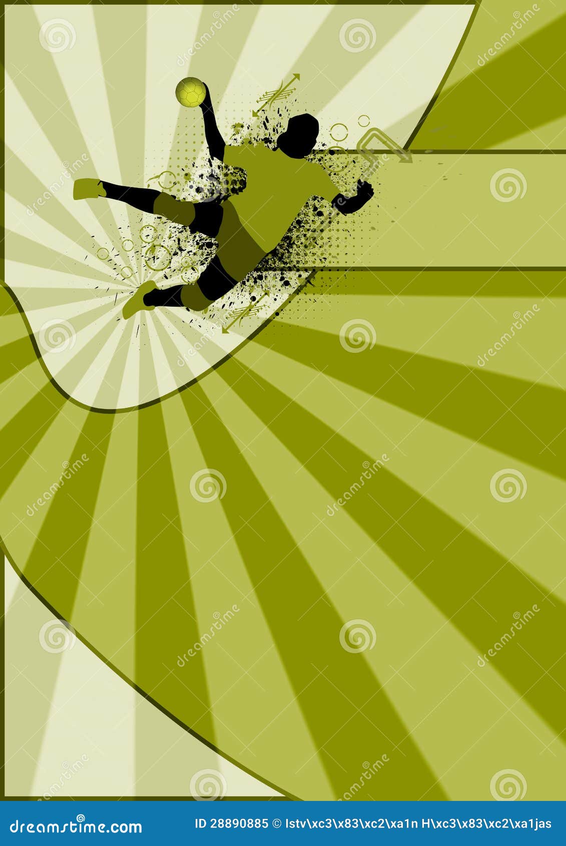 Handball background stock illustration. Illustration of handball - 28890885