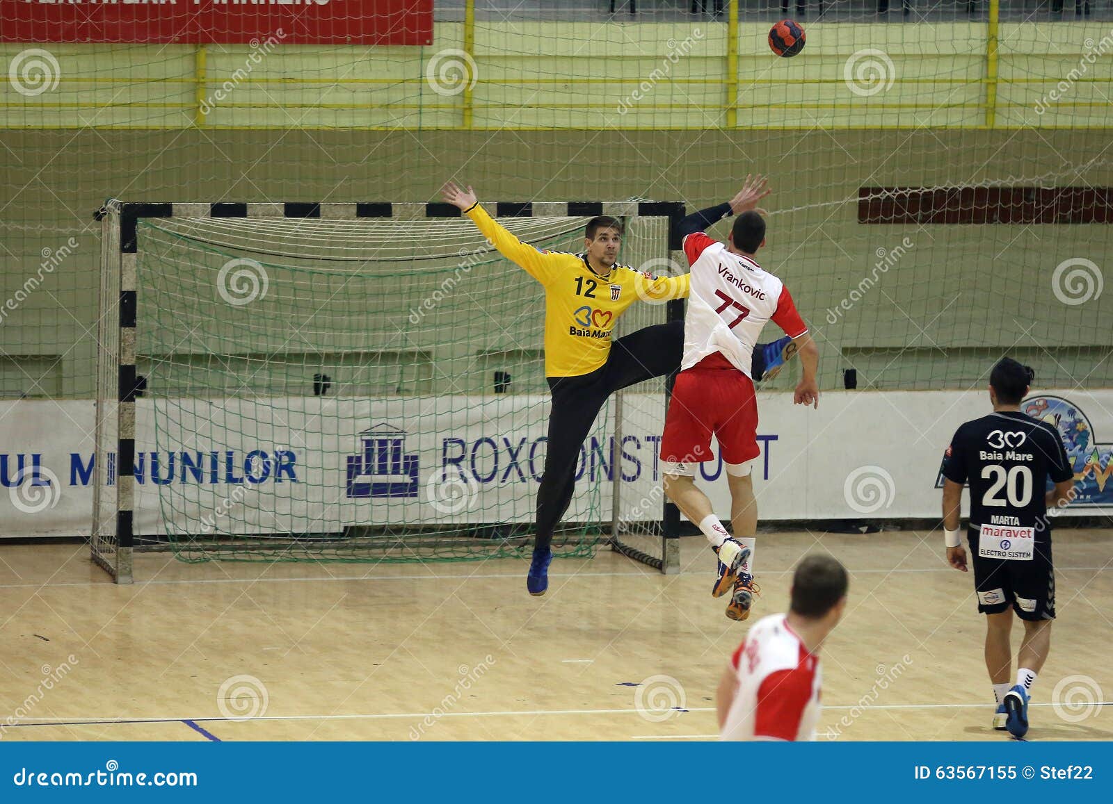 Handball counterattack editorial image. Image of dribbles - 63567155