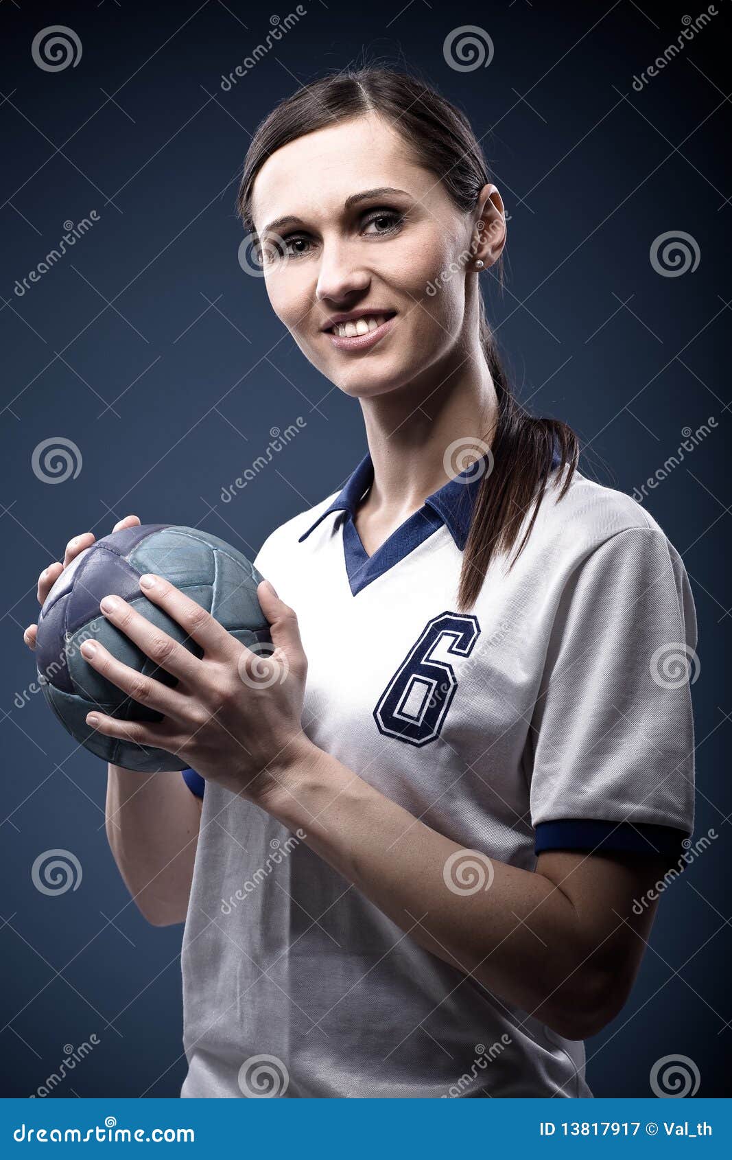 Handball girl stock image. Image of games, female, people - 13817917