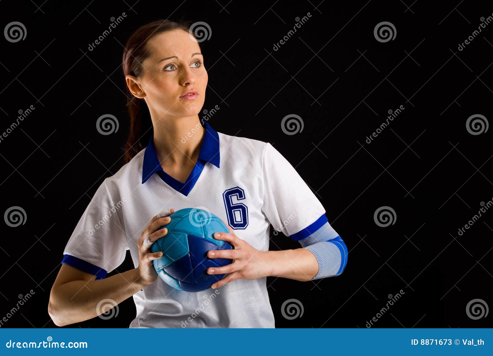 Handball girl stock image. Image of female, people, women - 8871673