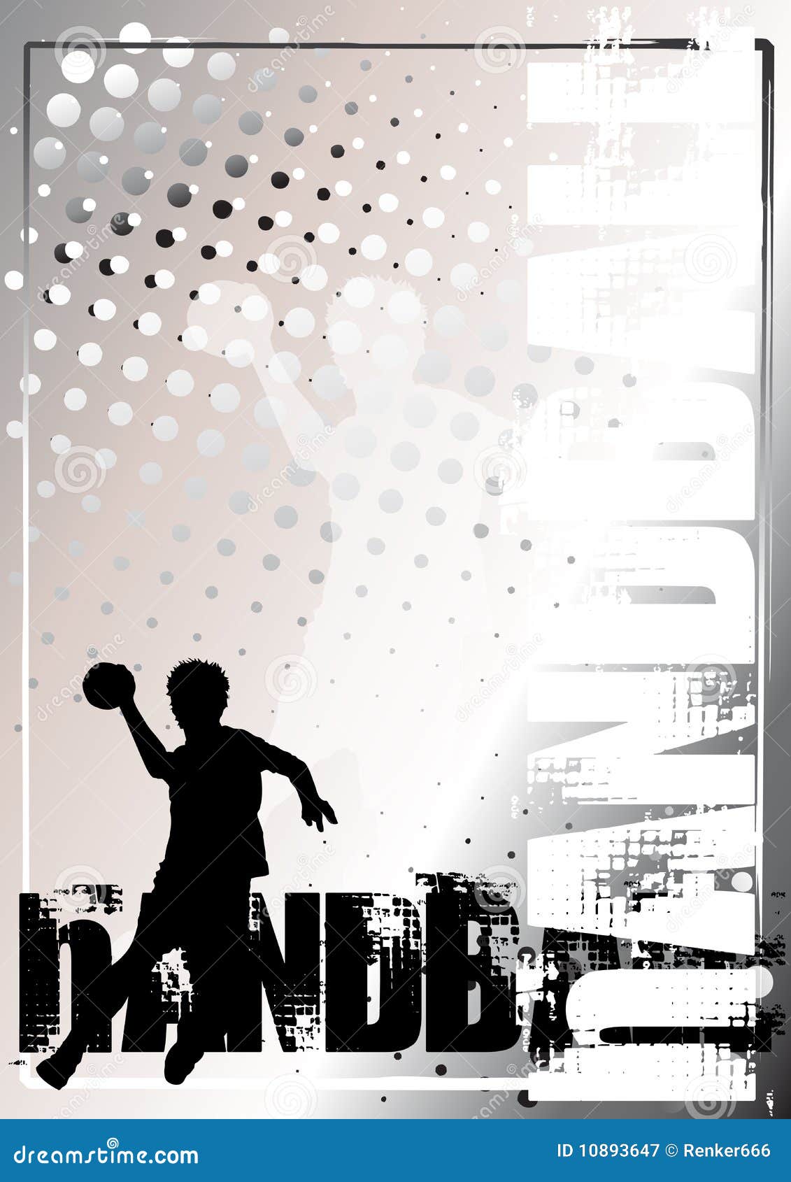 Handball Golden Poster Background 3 Stock Vector - Illustration of ...