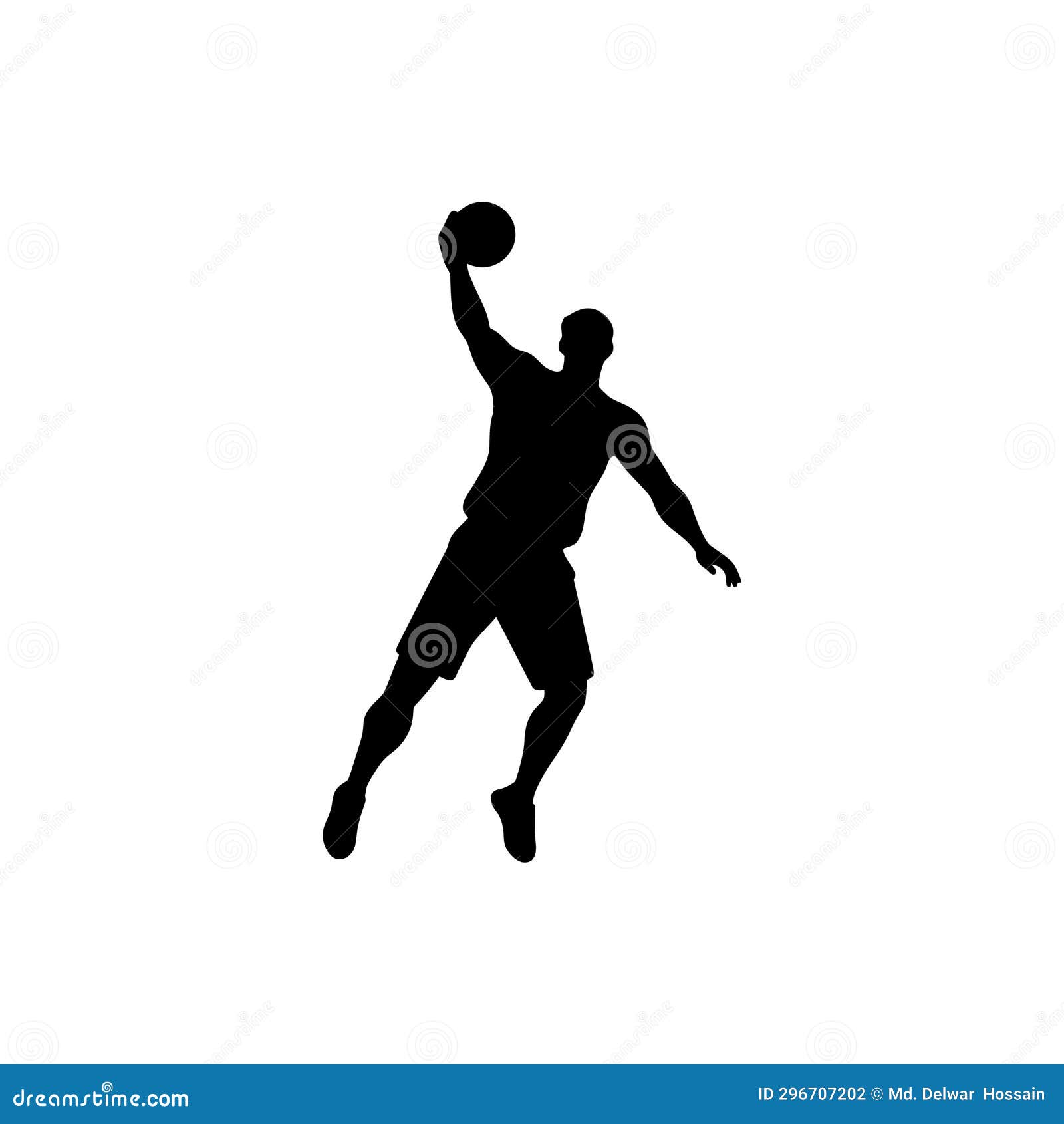 Handball Icon stock vector. Illustration of game, symbol - 296707202