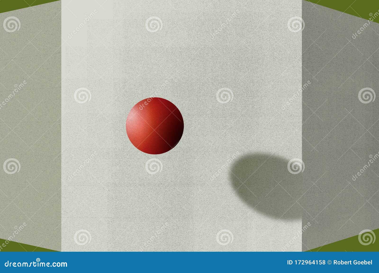 A Handball is Seen with Itâ€™s Shadow Stock Photo - Image of exercise ...