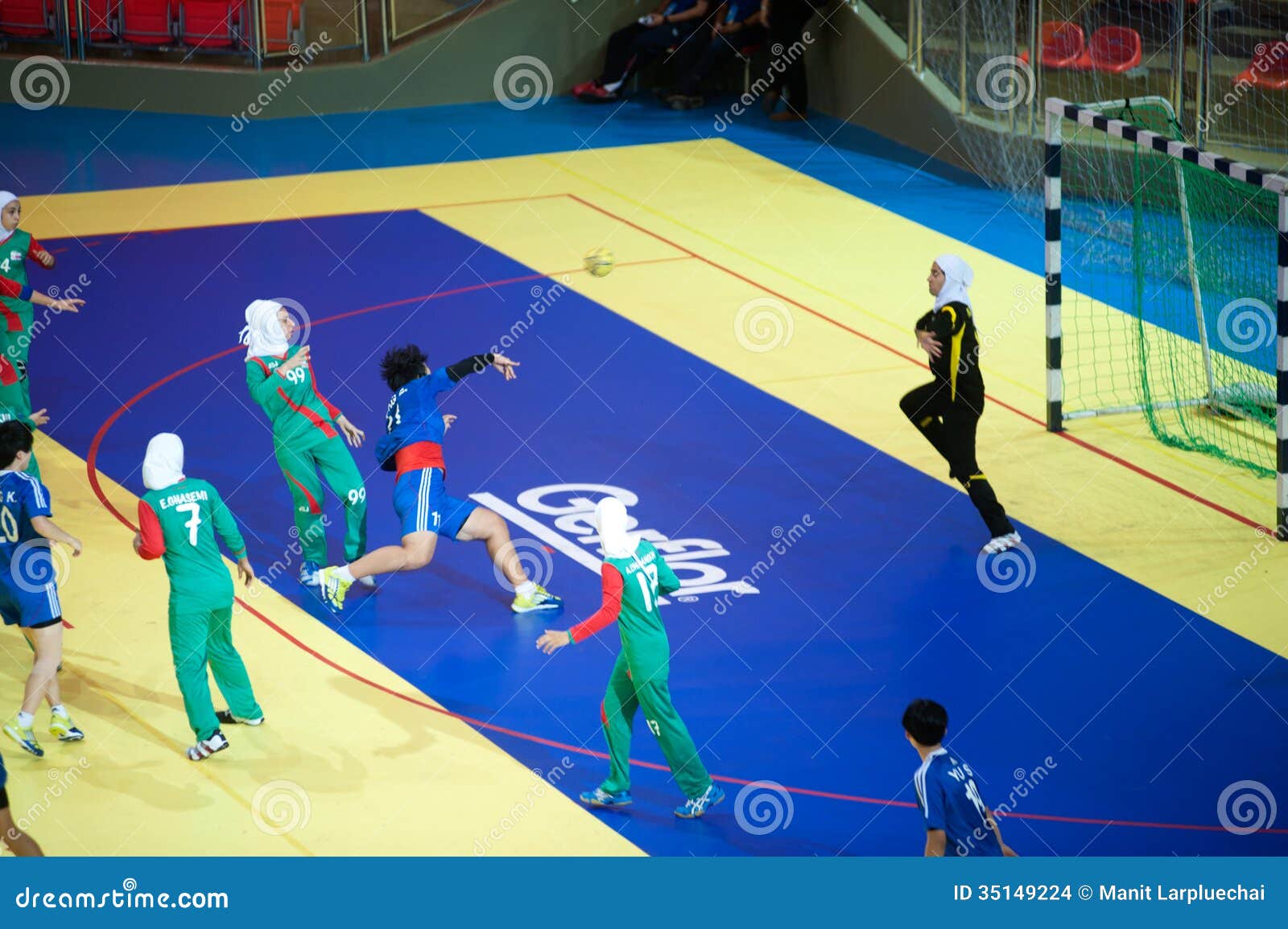Handballsport. redaktionelles stockbild. Bild von bangkok - 35149224