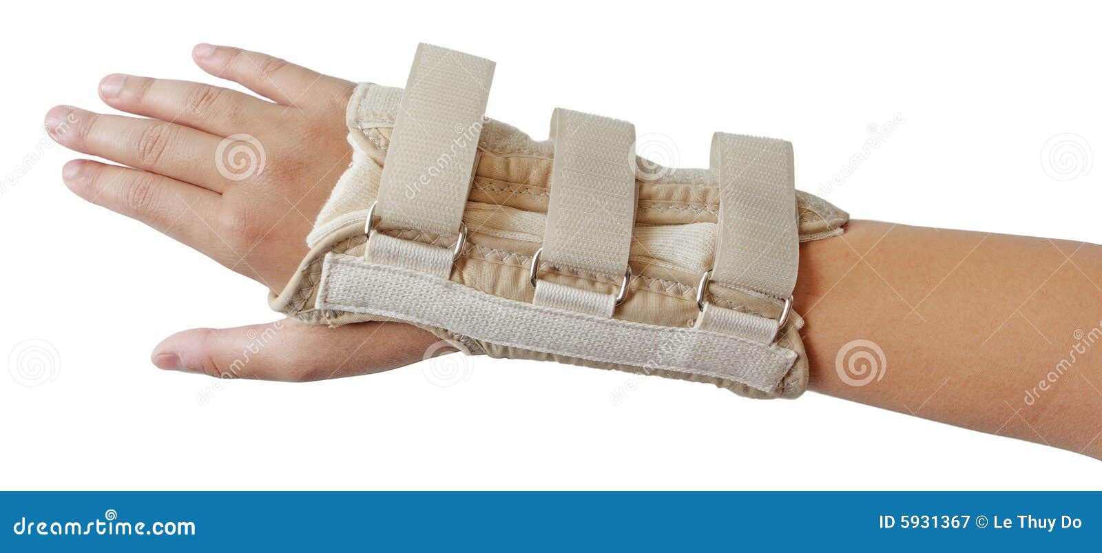 HandBandage stock image. Image of hole, plastic, wrist - 5931367