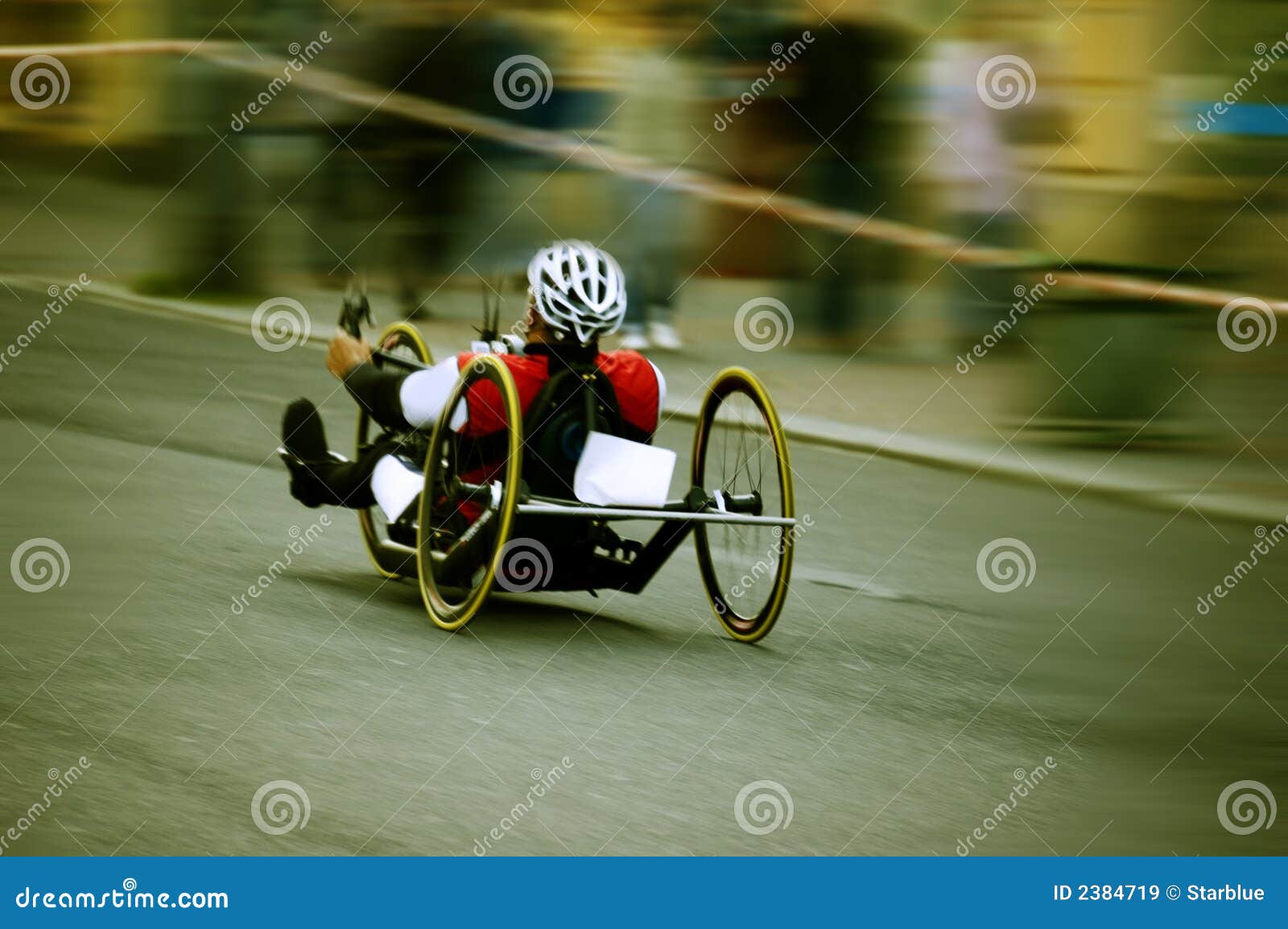 Handbike racer stock image. Image of handbike, competition - 2384719