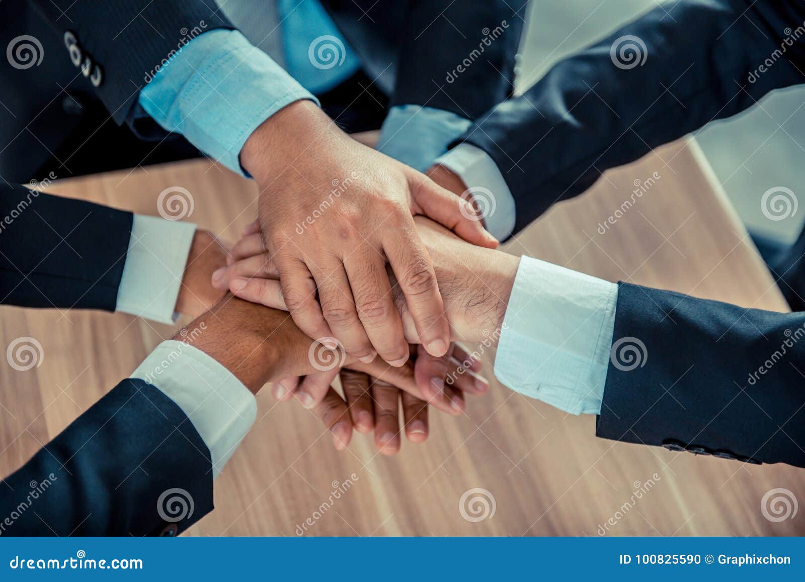 Handcheck and teamwork stock photo. Image of success - 100825590