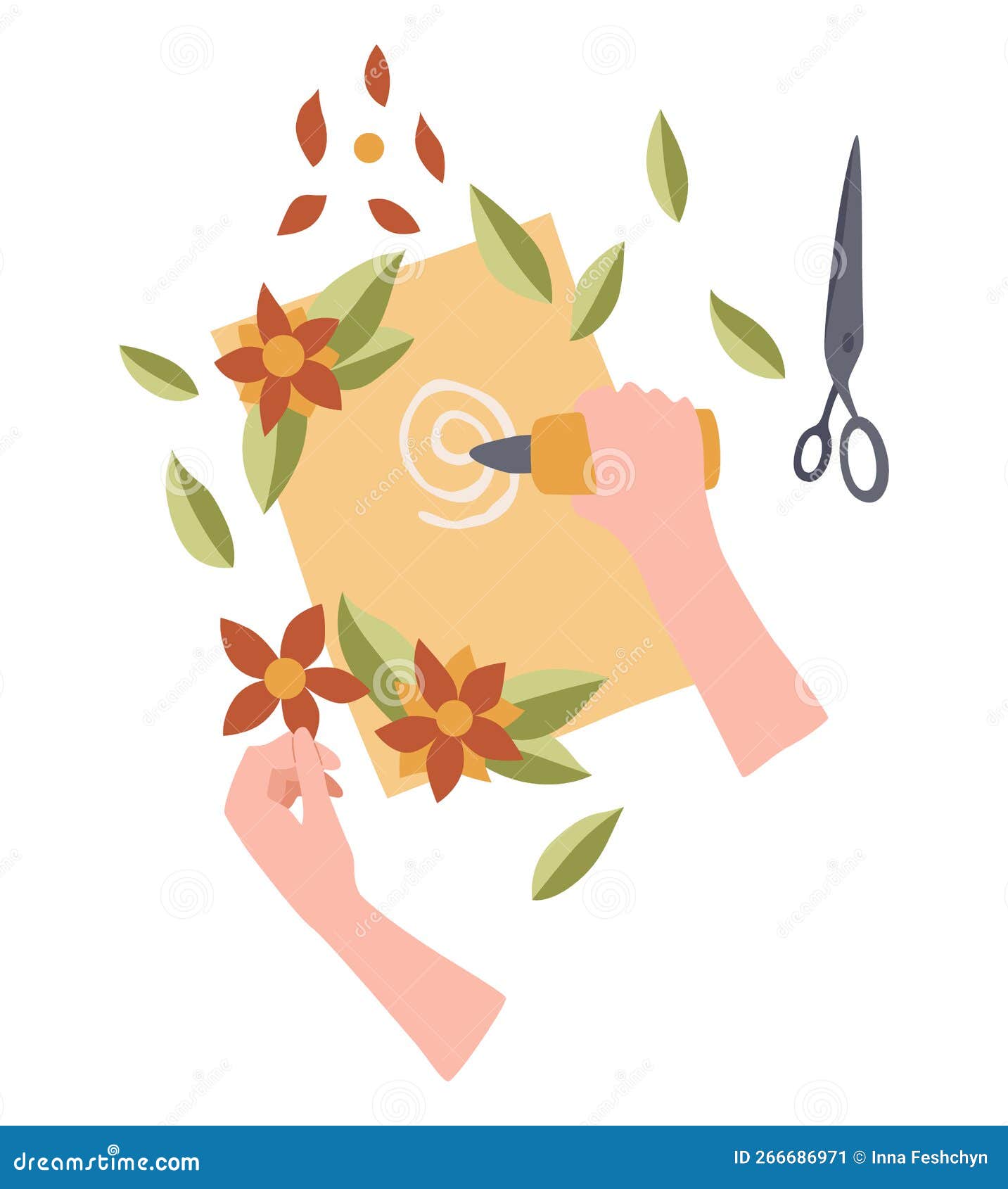 Handcraft Creative Workshop. Handmade Hobby, Creative Work and Art ...