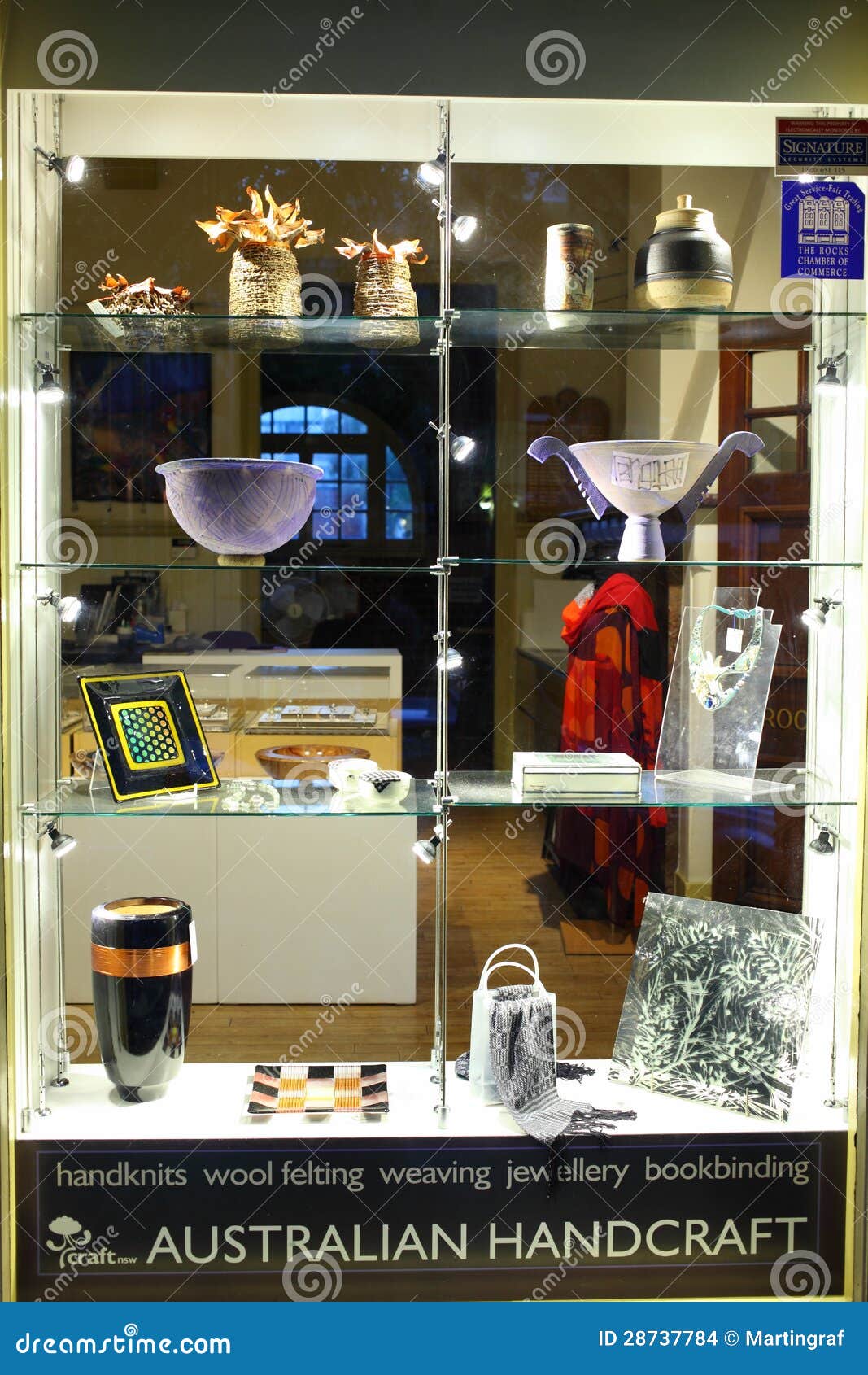 Australian Handcraft Store Window Display Editorial Stock Image - Image ...