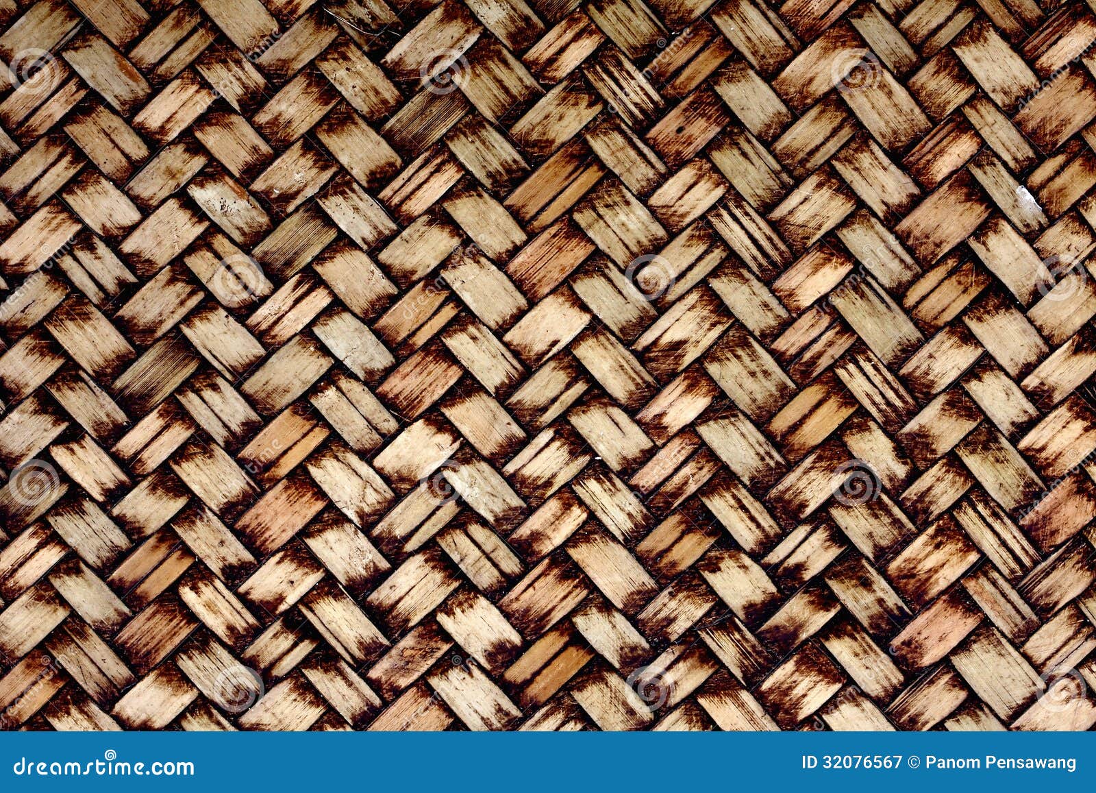 Handcraft Weave Texture Thai Sedge Mat Background Stock Image ...