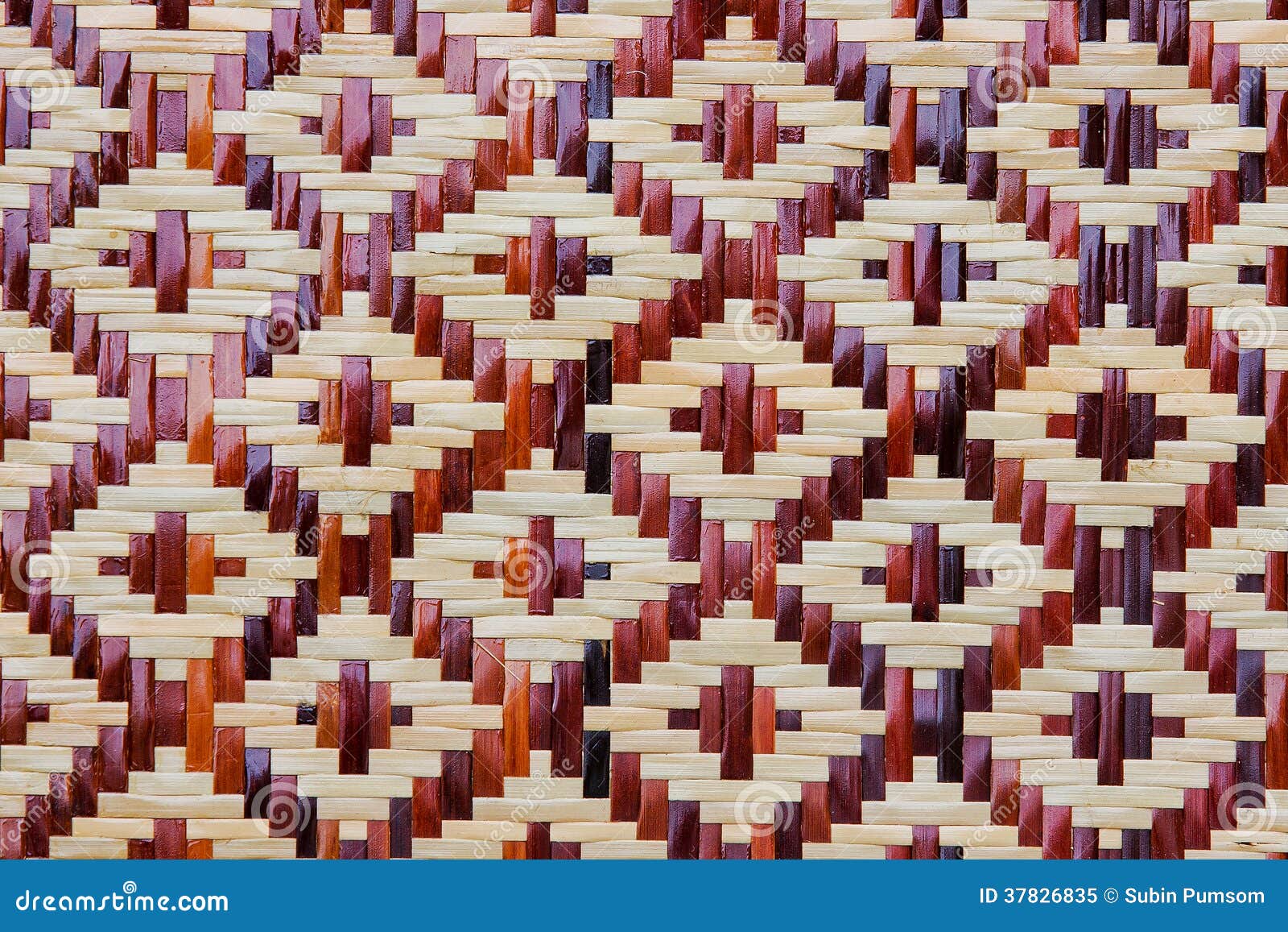 Handcraft Weave Texture Natural Bamboo Stock Image - Image of natural ...