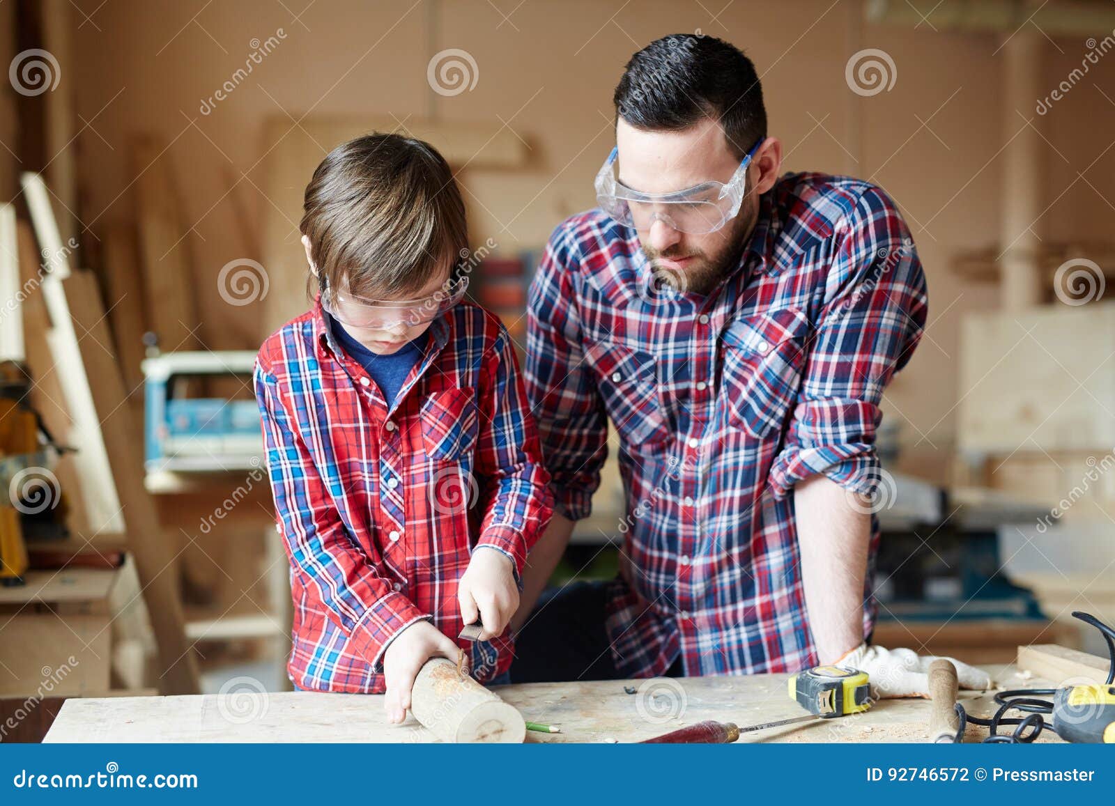 Handcraft in workshop stock photo. Image of woodchisel - 92746572