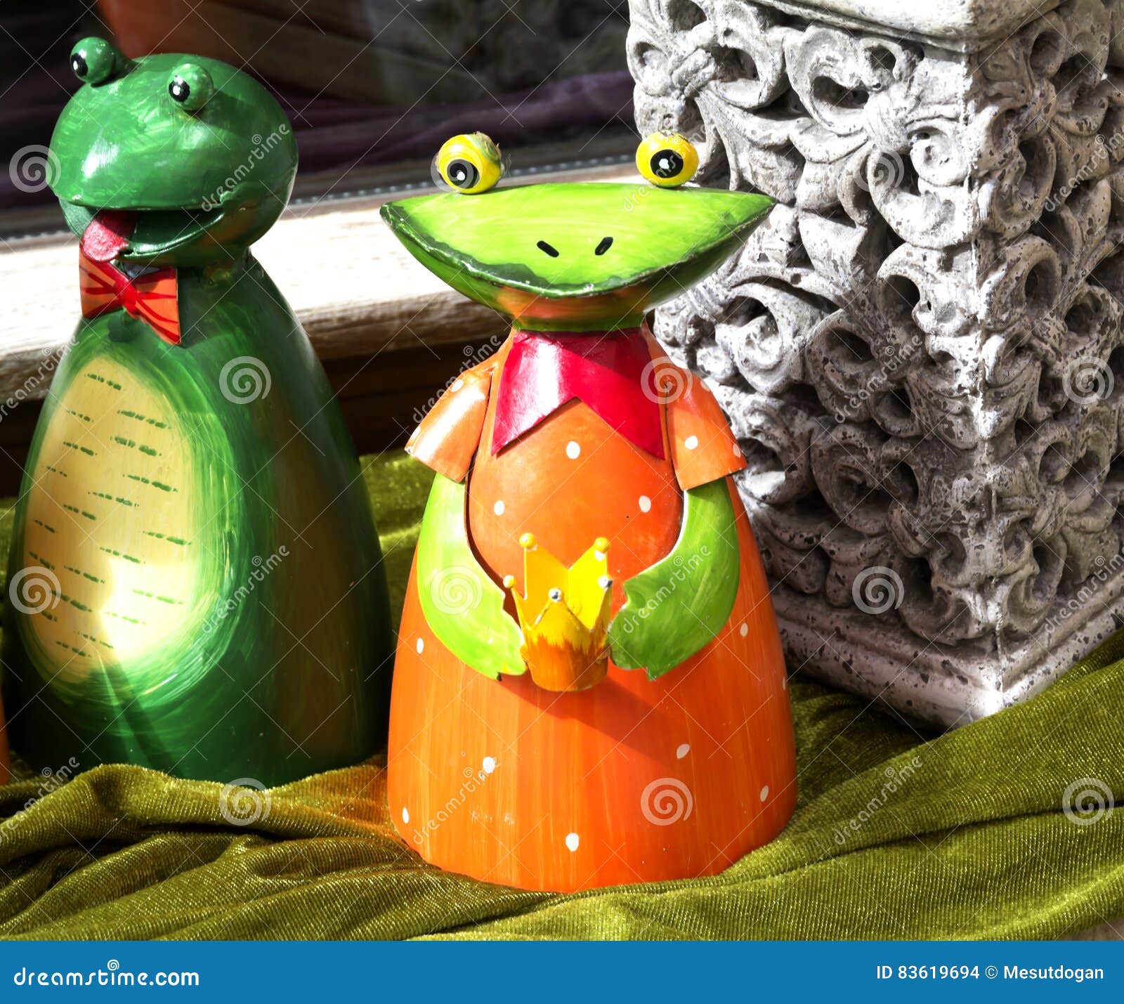 Handcrafted Frog stock photo. Image of model, smile, crafts - 83619694