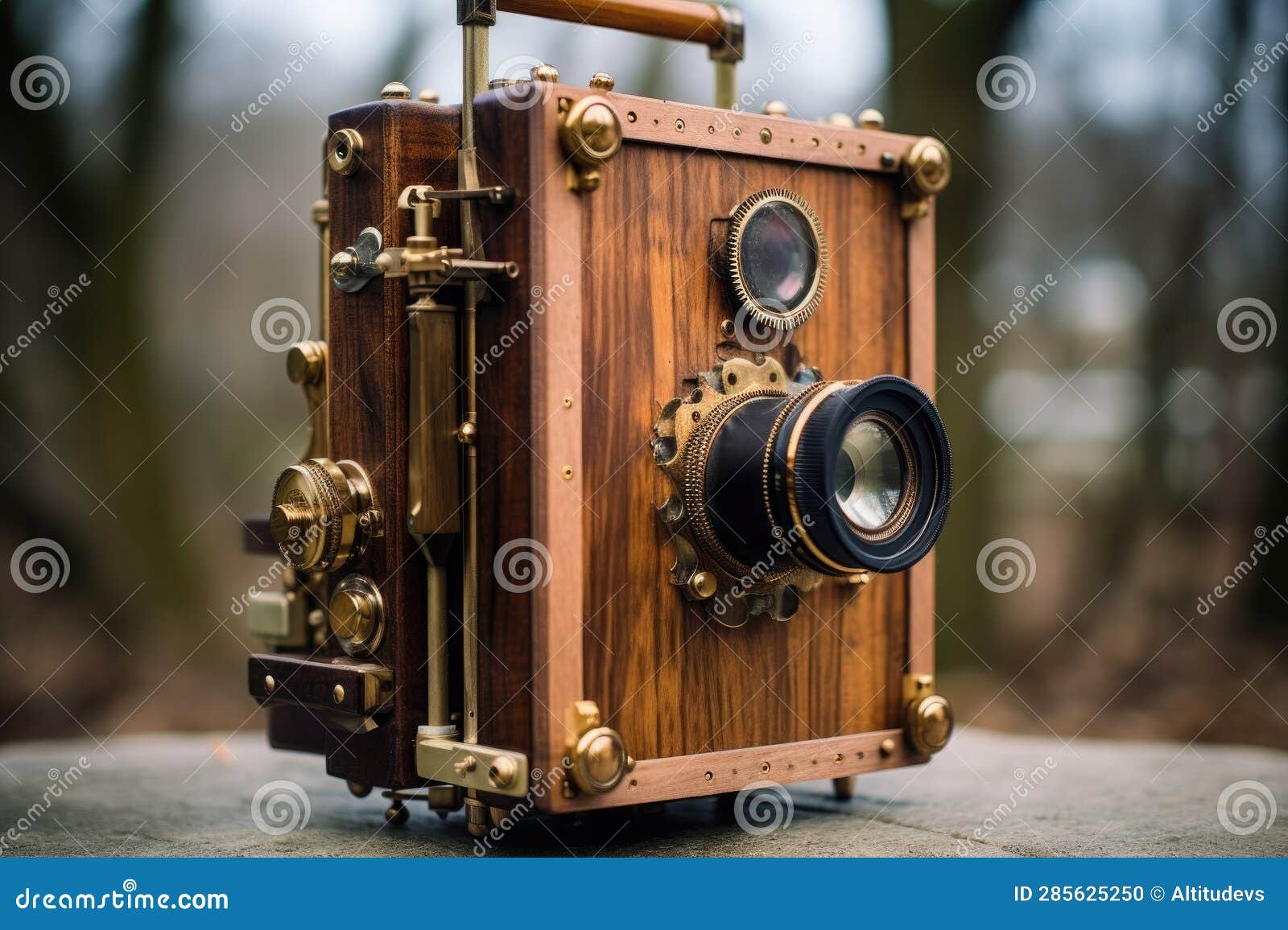 Handcrafted Pinhole Camera with Film Loaded Stock Photo - Image of ...