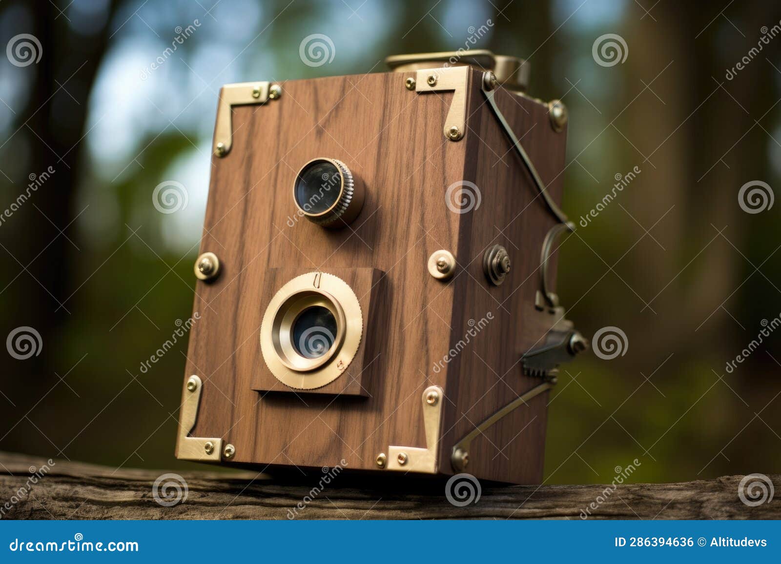 Handcrafted Pinhole Camera with Film Loaded Stock Photo - Image of ...