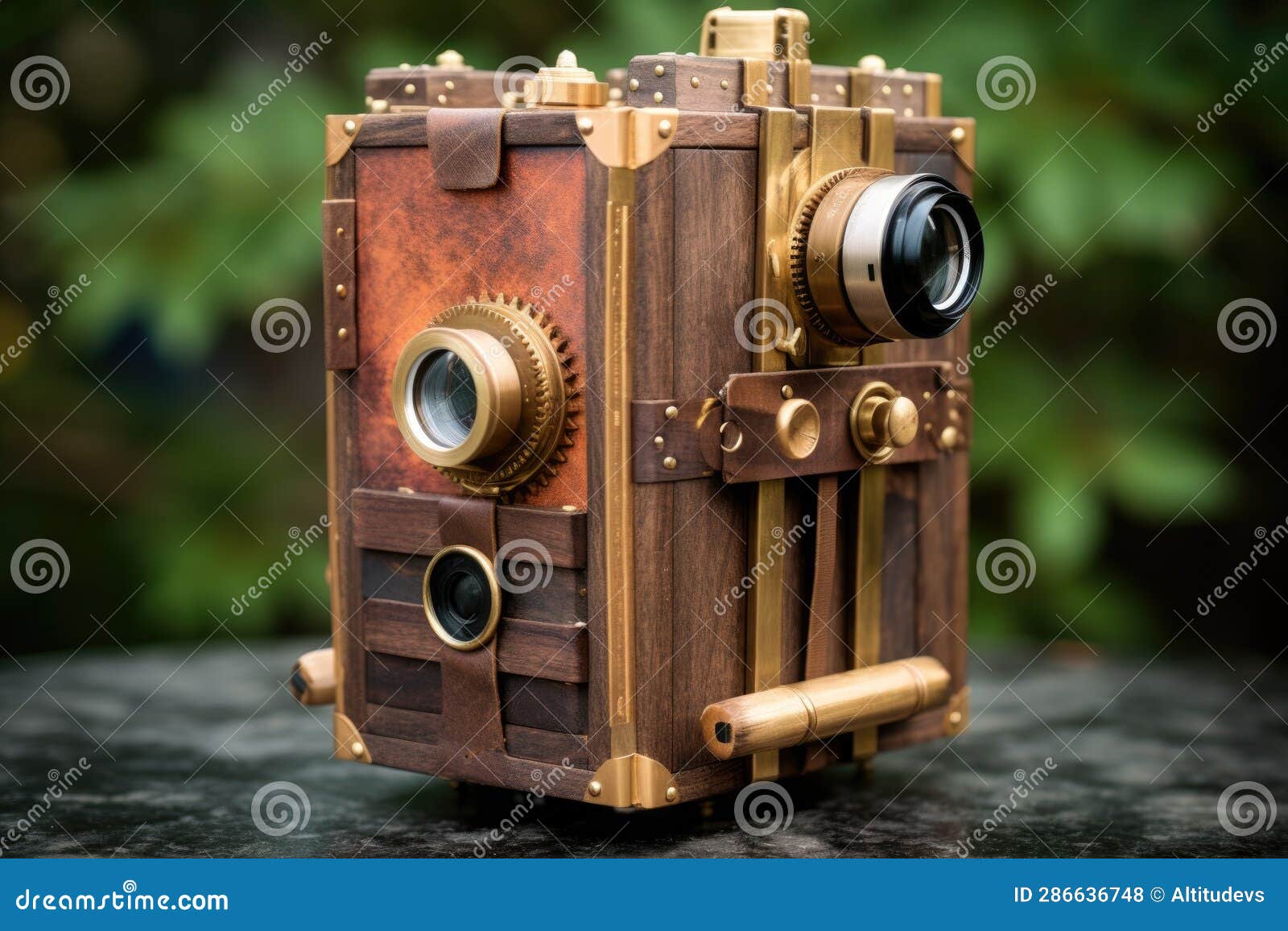 Handcrafted Pinhole Camera with Film Loaded Stock Photo - Image of ...