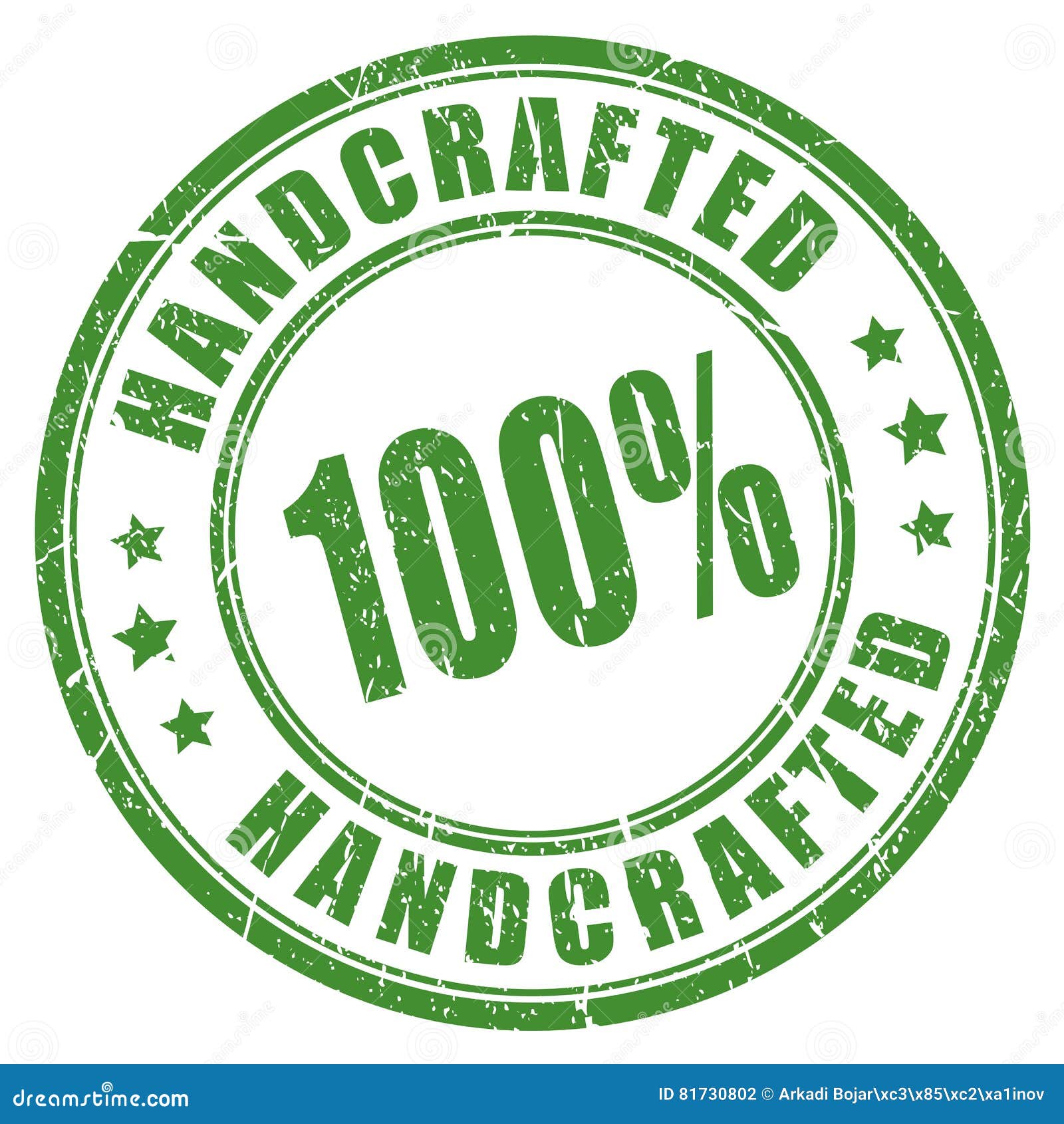 Handcrafted Rubber Vector Stamp Stock Vector - Illustration of mark ...