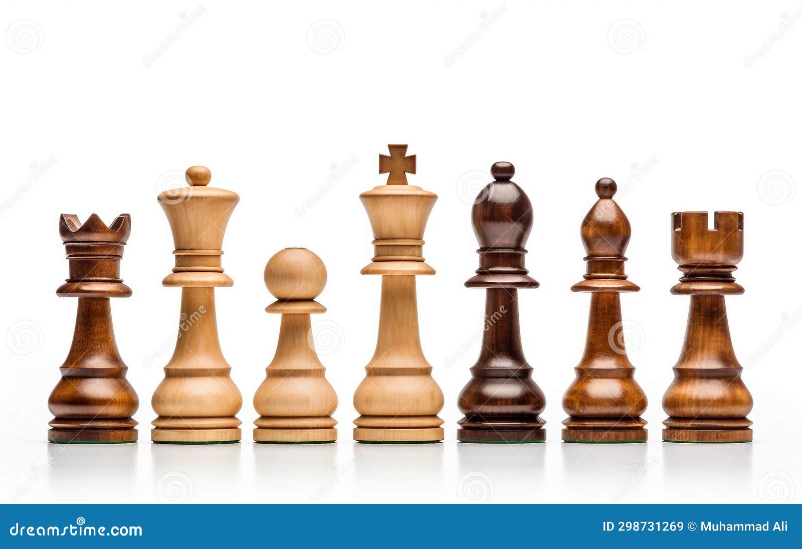 Handcrafted Wooden Creation on White Background Stock Illustration ...