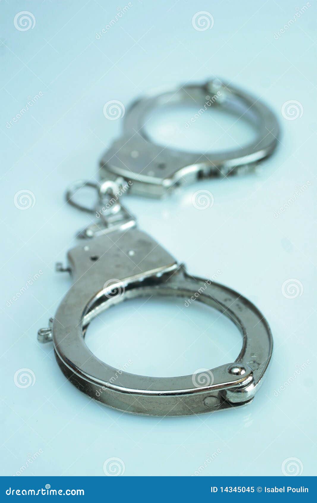 Handcuff stock image. Image of enforcement, isolated - 14345045