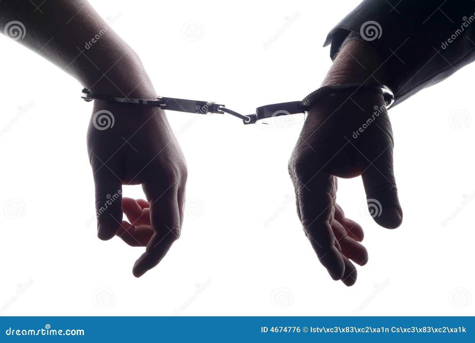 Handcuff stock photo. Image of busted, cops, danger, conviction - 4674776