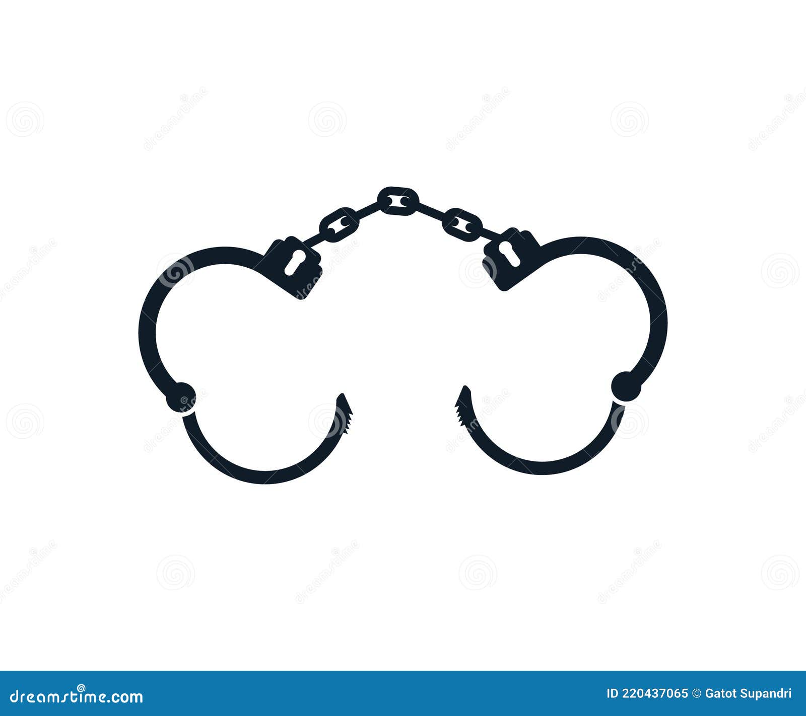 Handcuff Icon Vector Logo Design Template Stock Vector - Illustration ... Handcuff Icon Vector Logo Design Template Stock Vector - Illustration ...