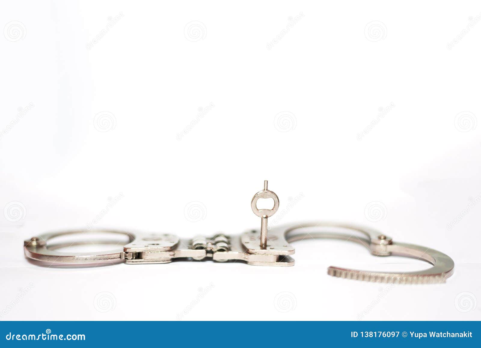 Handcuff with key stock image. Image of anxiety, kidnap - 138176097