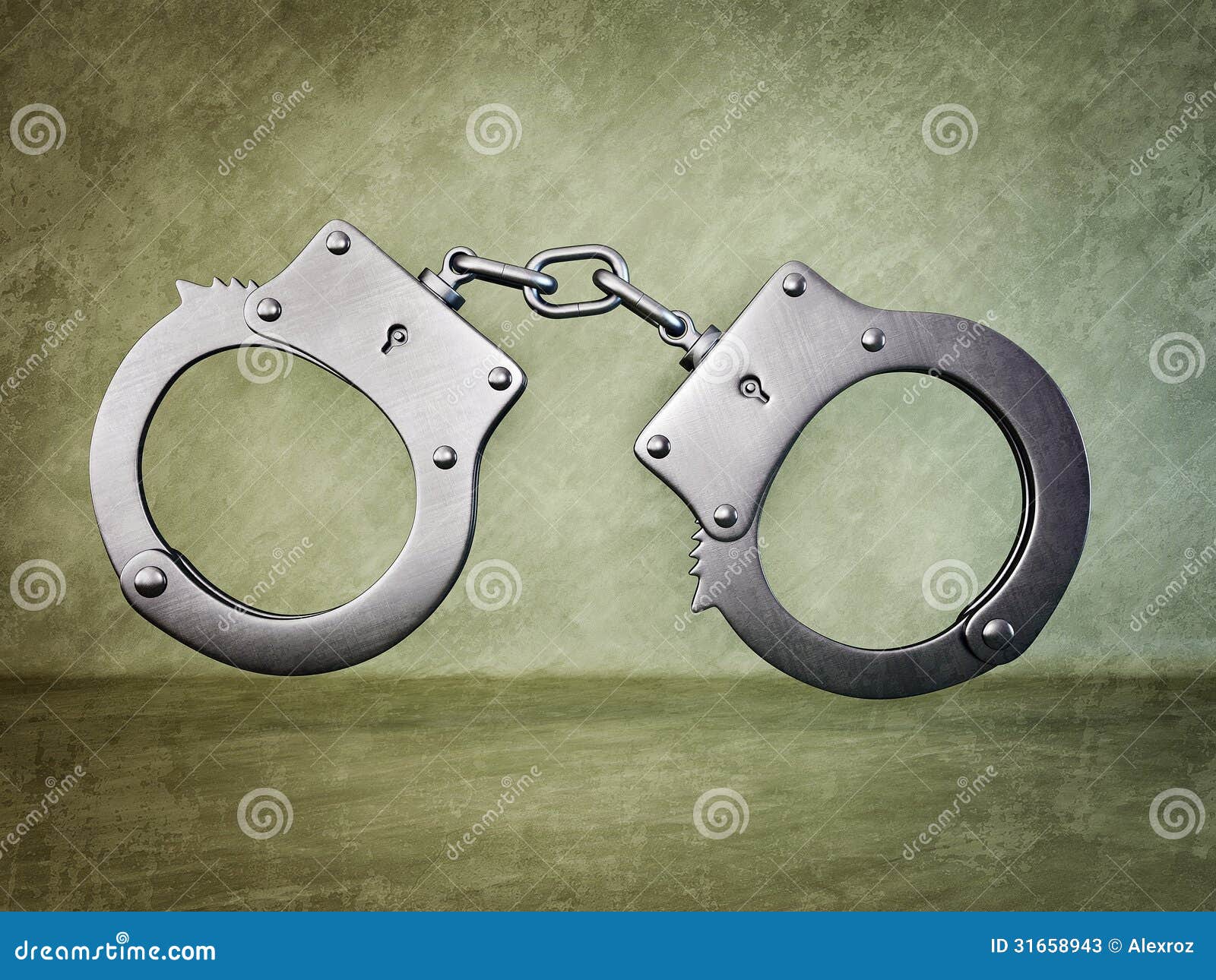Handcuff stock illustration. Illustration of felon, criminal - 31658943