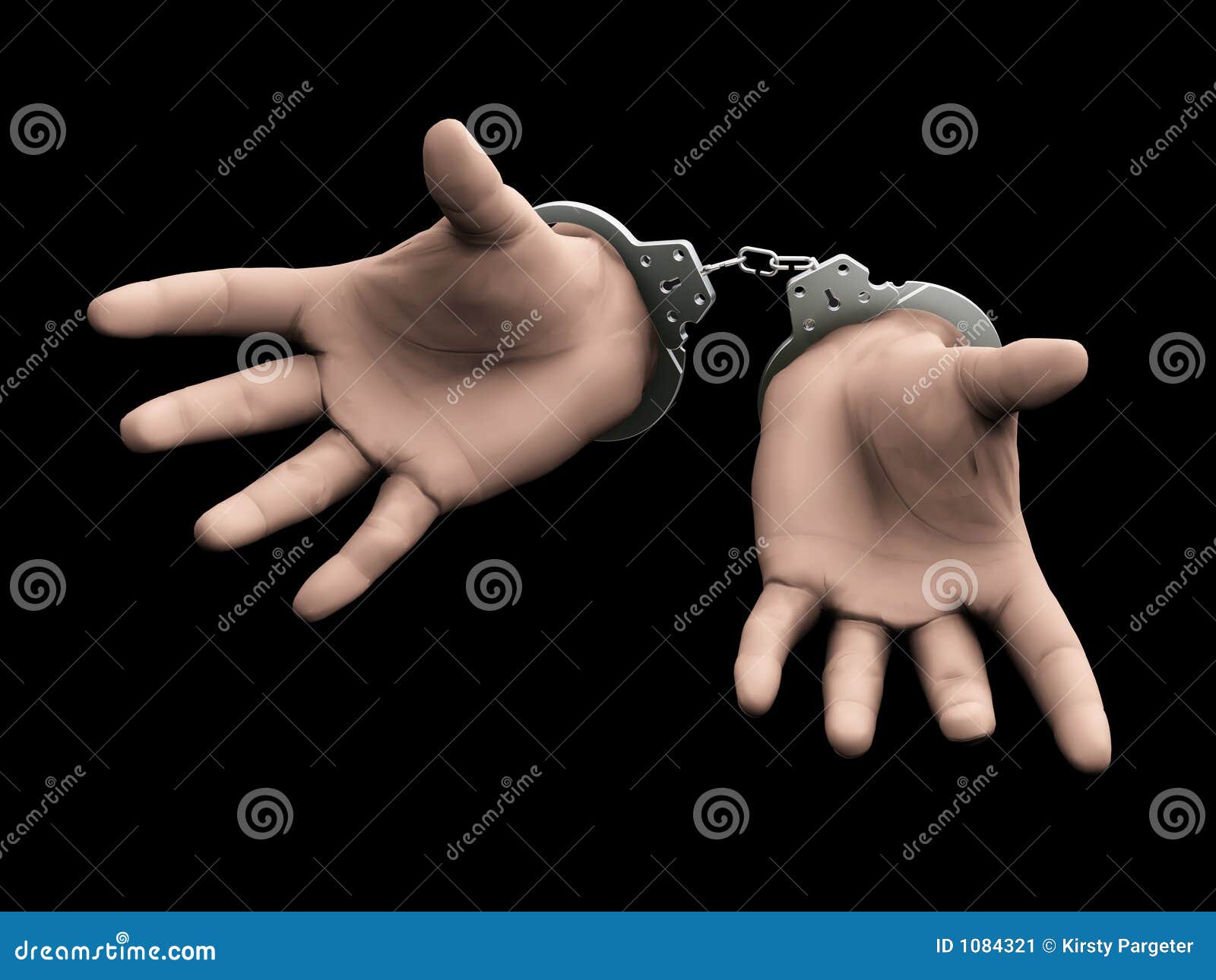 Handcuffed stock image. Image of body, locked, isolated - 1084321