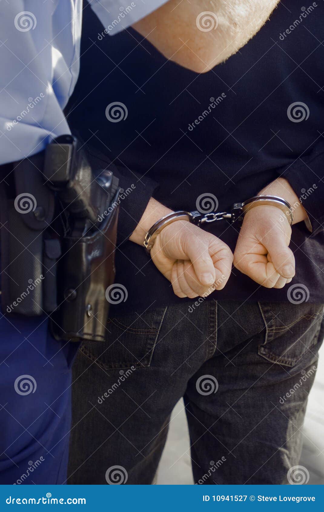 Handcuffed Criminal stock image. Image of arrested, offender - 10941527