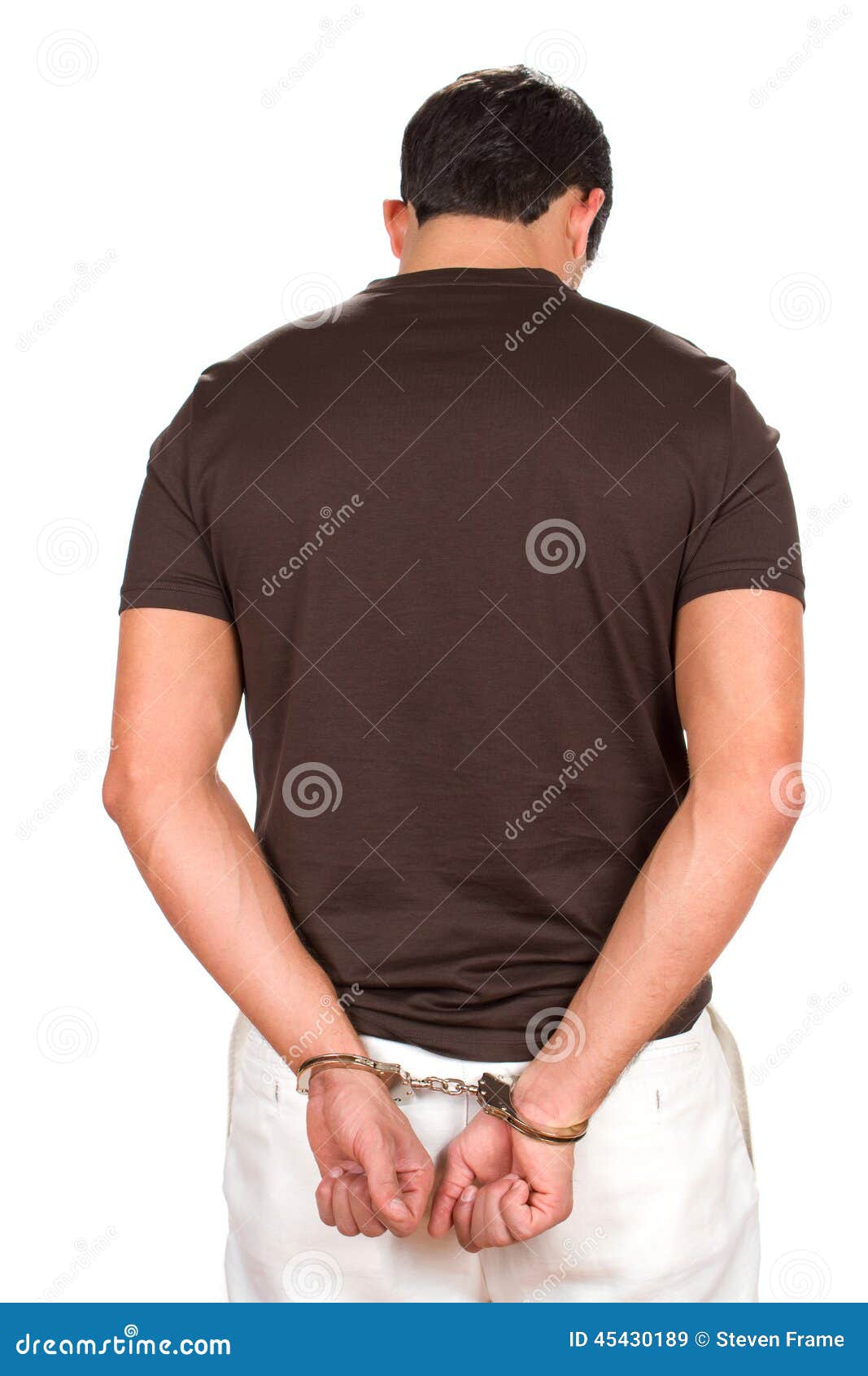 Handcuffed Criminal stock image. Image of conceptual - 45430189
