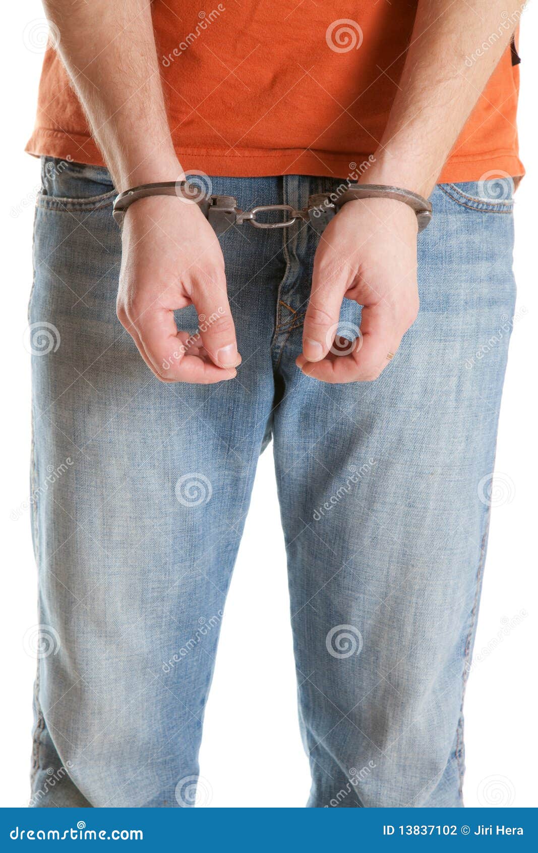 Handcuffed man stock photo. Image of couple, jail, arrested - 13837102
