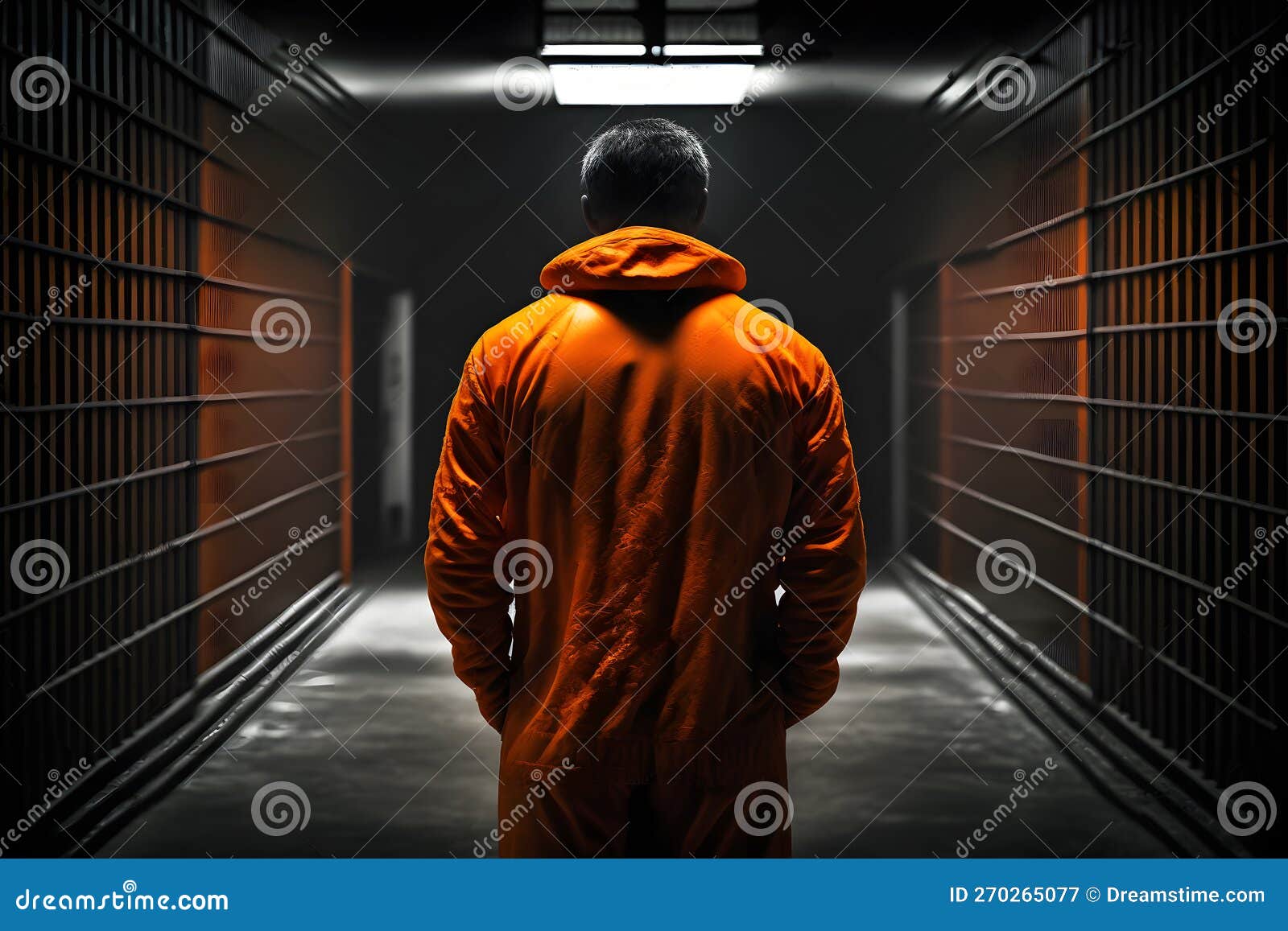 Handcuffed Prisoner in Orange Suit Waiting for Death Penalty. Neural ... Handcuffed Prisoner in Orange Suit Waiting for Death Penalty. Neural ...