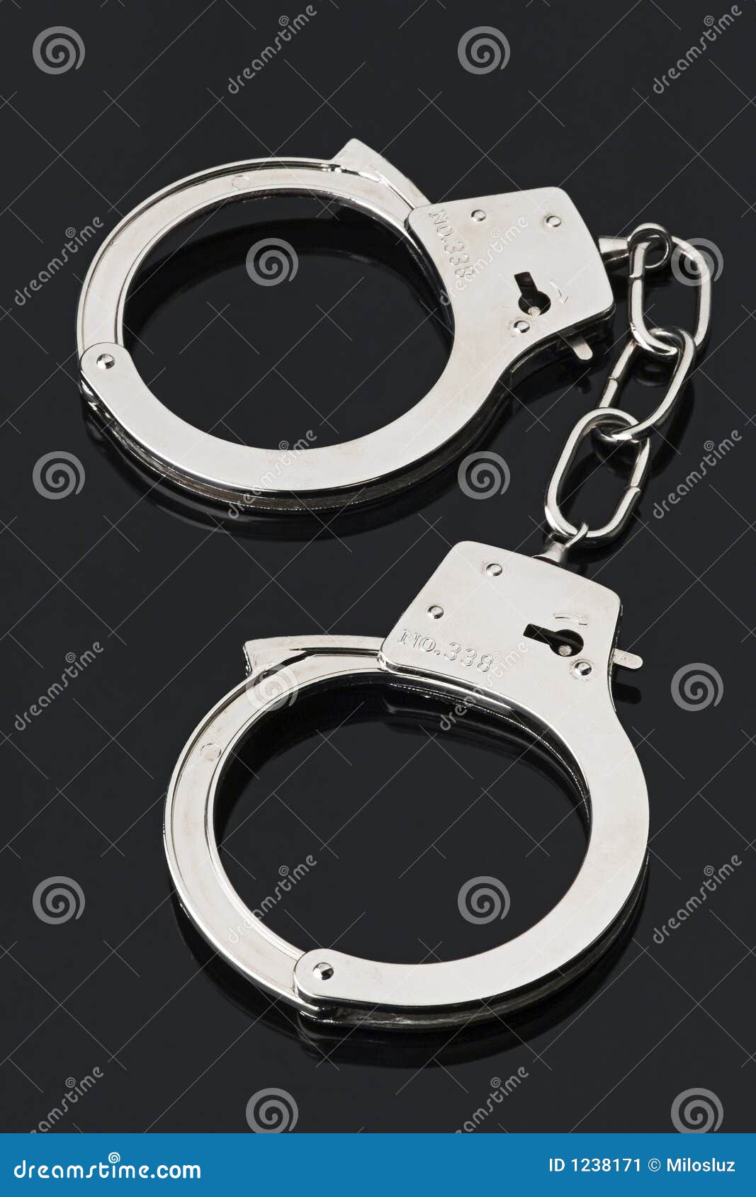 Handcuffs stock image. Image of handcuffs, misconduct - 1238171