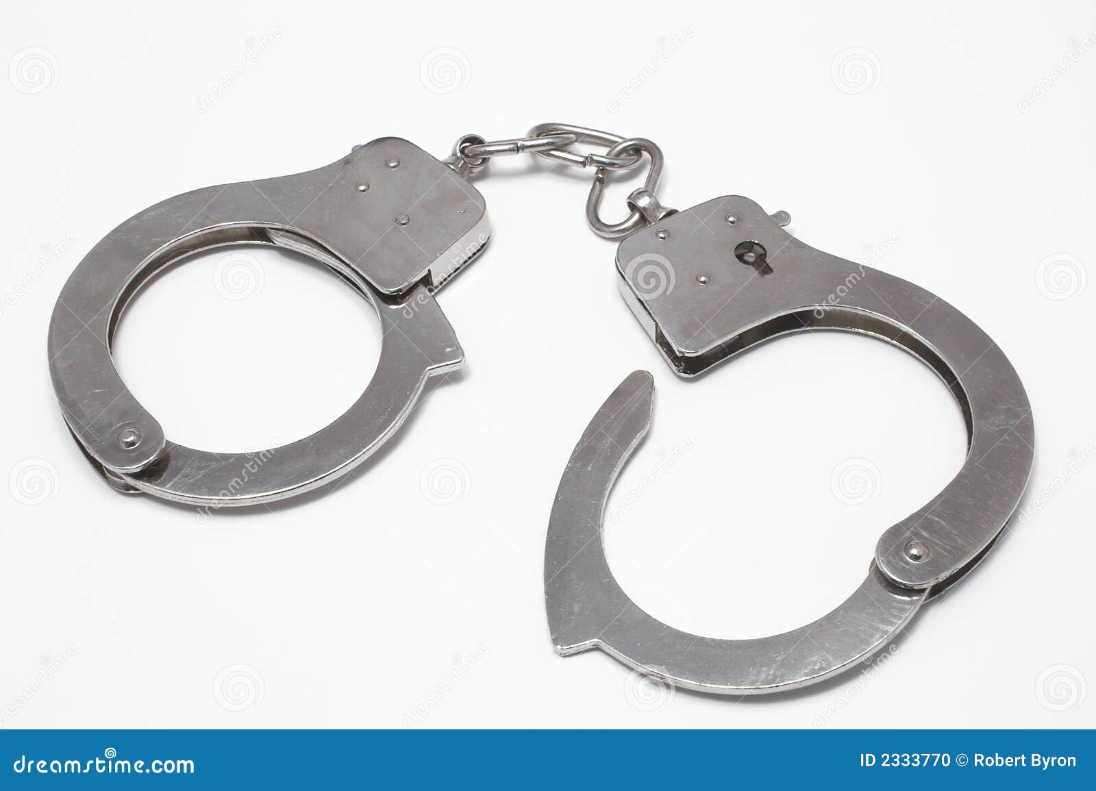 Handcuffs stock photo. Image of chain, shackle, arrest - 2333770
