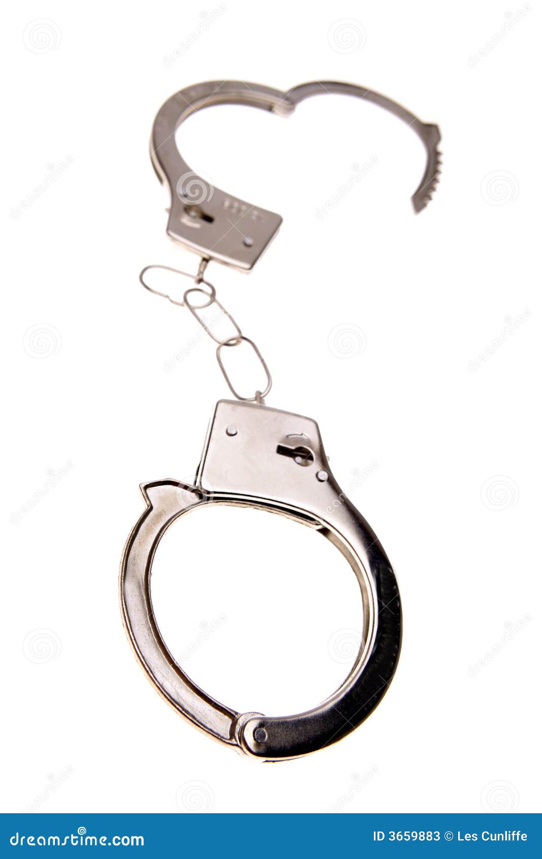 Handcuffs stock image. Image of police, isolated, clipping - 3659883