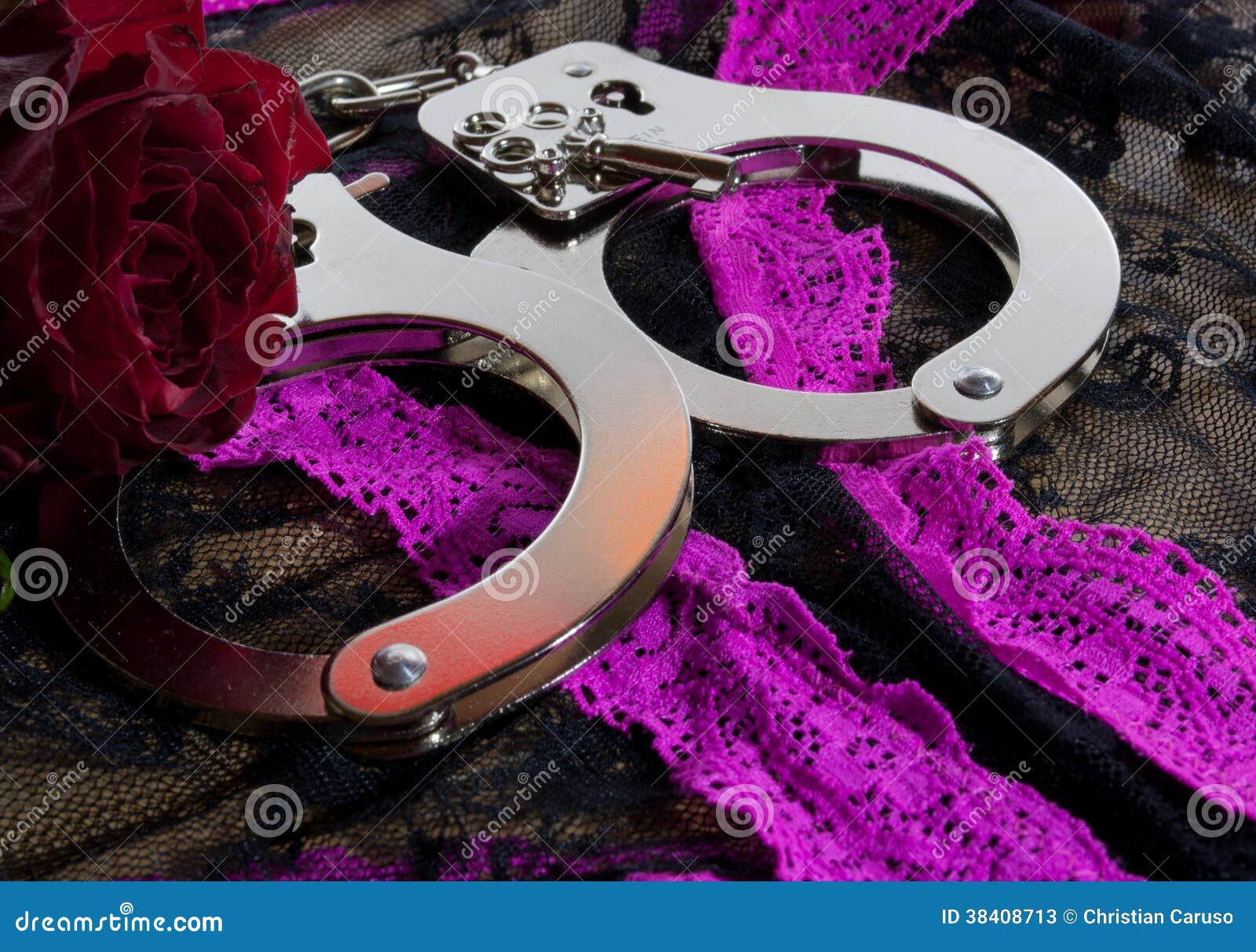 Handcuffs stock image. Image of slave, love, alluring - 38408713