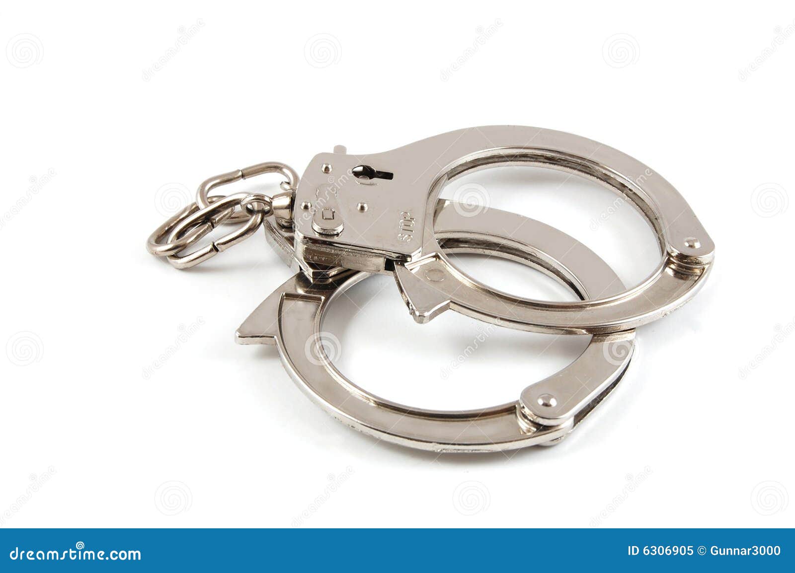 Handcuffs stock image. Image of court, authority, chain - 6306905