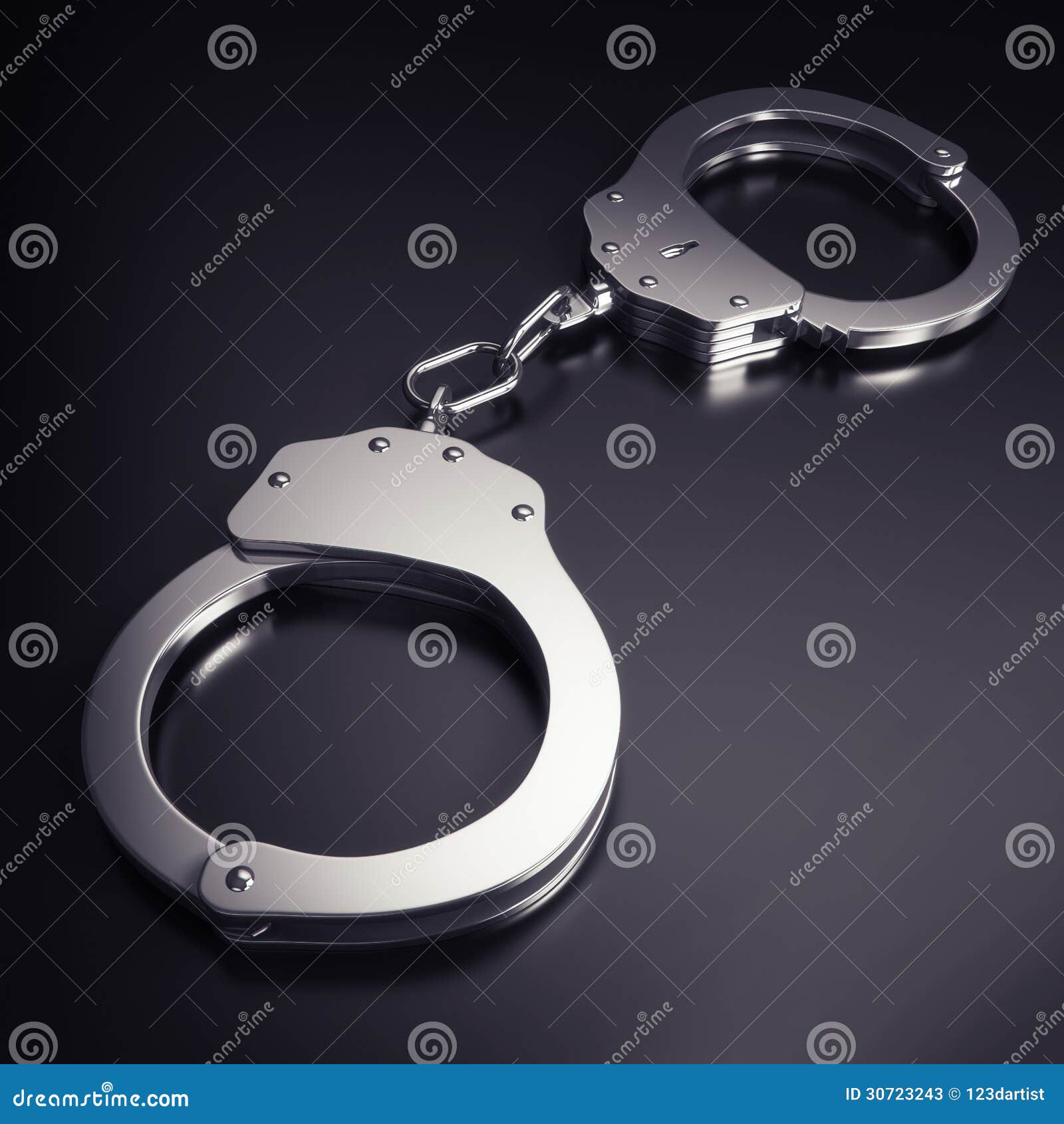 Handcuffs, Manacles Or Shackles Icon. Chained, Handcuffed Hands. Vector ...