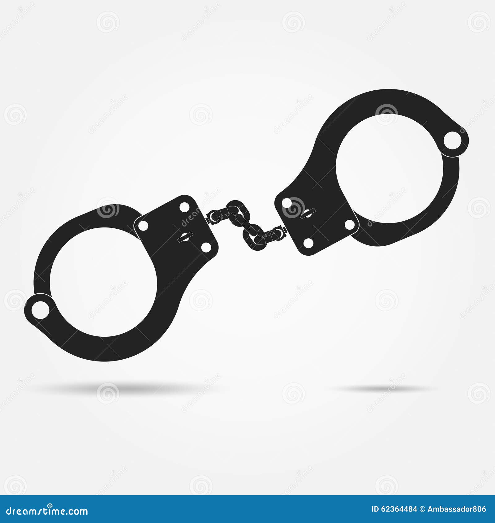 Handcuffs Icon. Trendy Modern Flat Linear Vector Handcuffs Icon ...