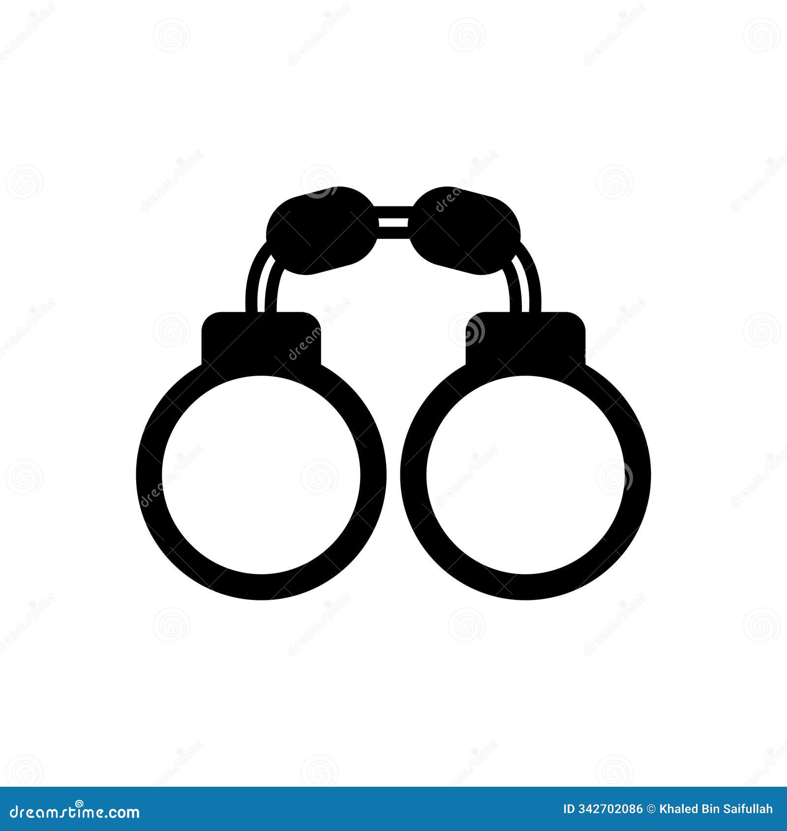 Handcuffs Logo Sign Vector Outline | CartoonDealer.com #326038311